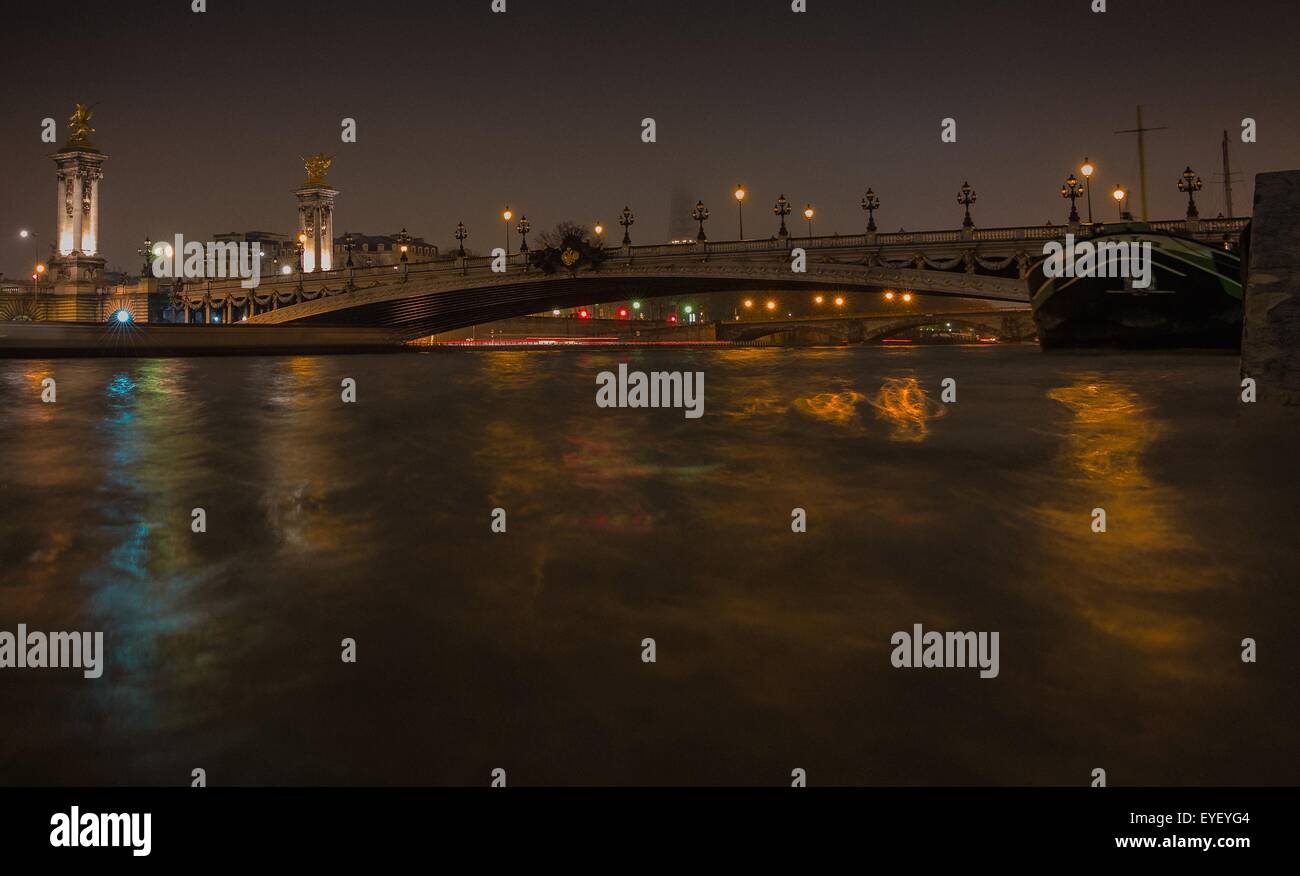 The bridge Alexandre-III is a bridge crossing the Seine between the 7th ...