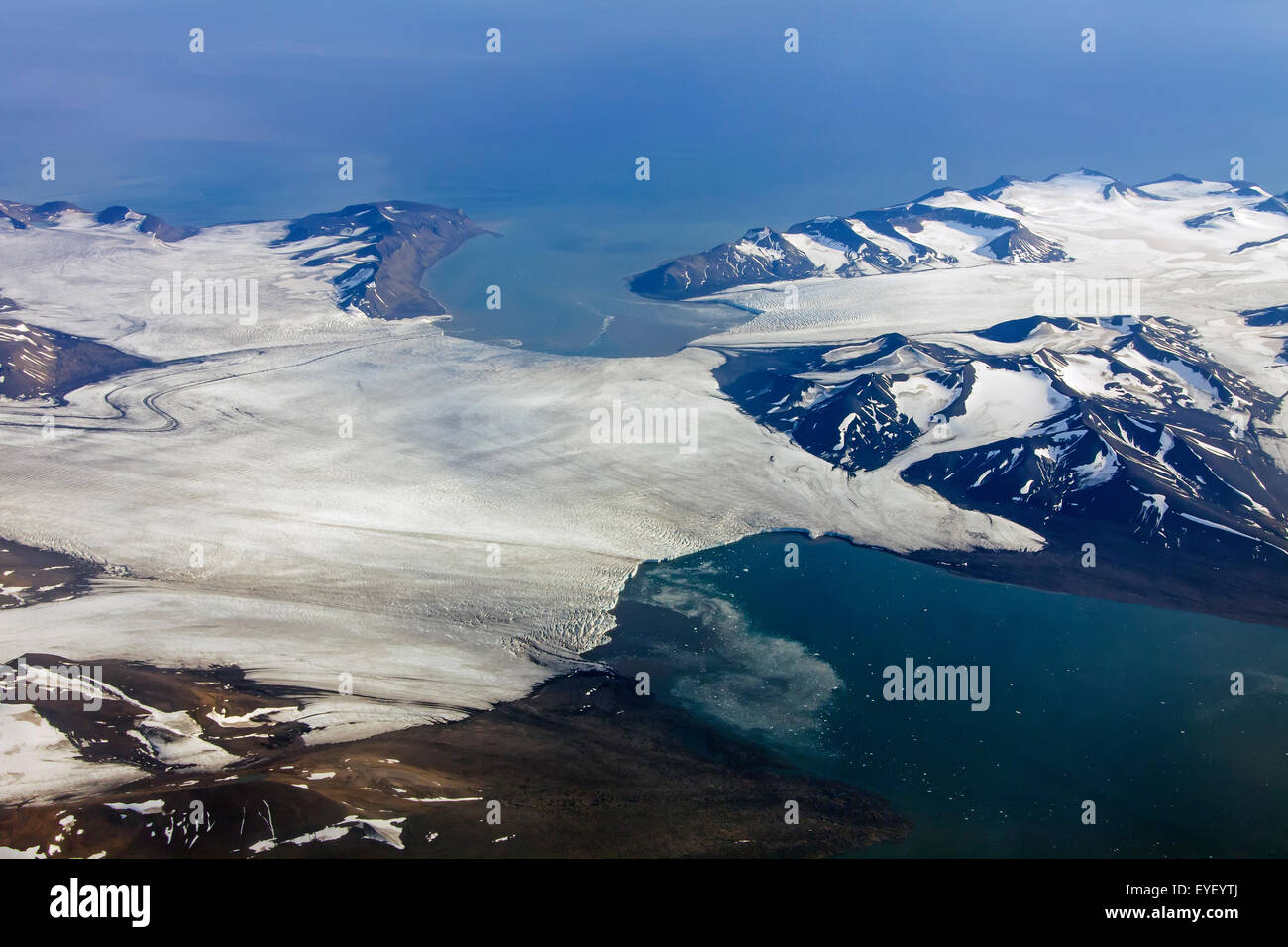 Svalbard aerial water hi-res stock photography and images - Alamy