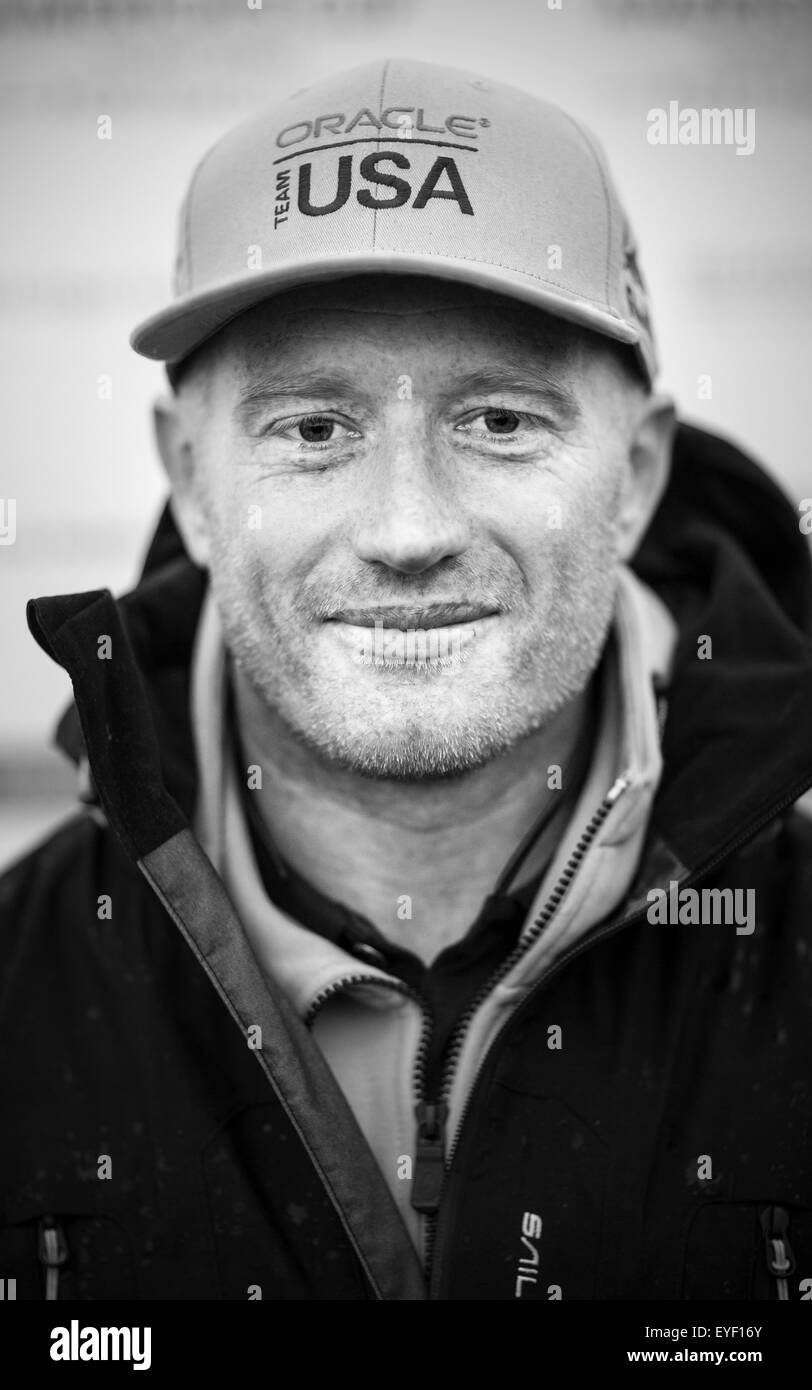 Jimmy Spithill, skipper of Oracle Team USA pictured at the America's ...