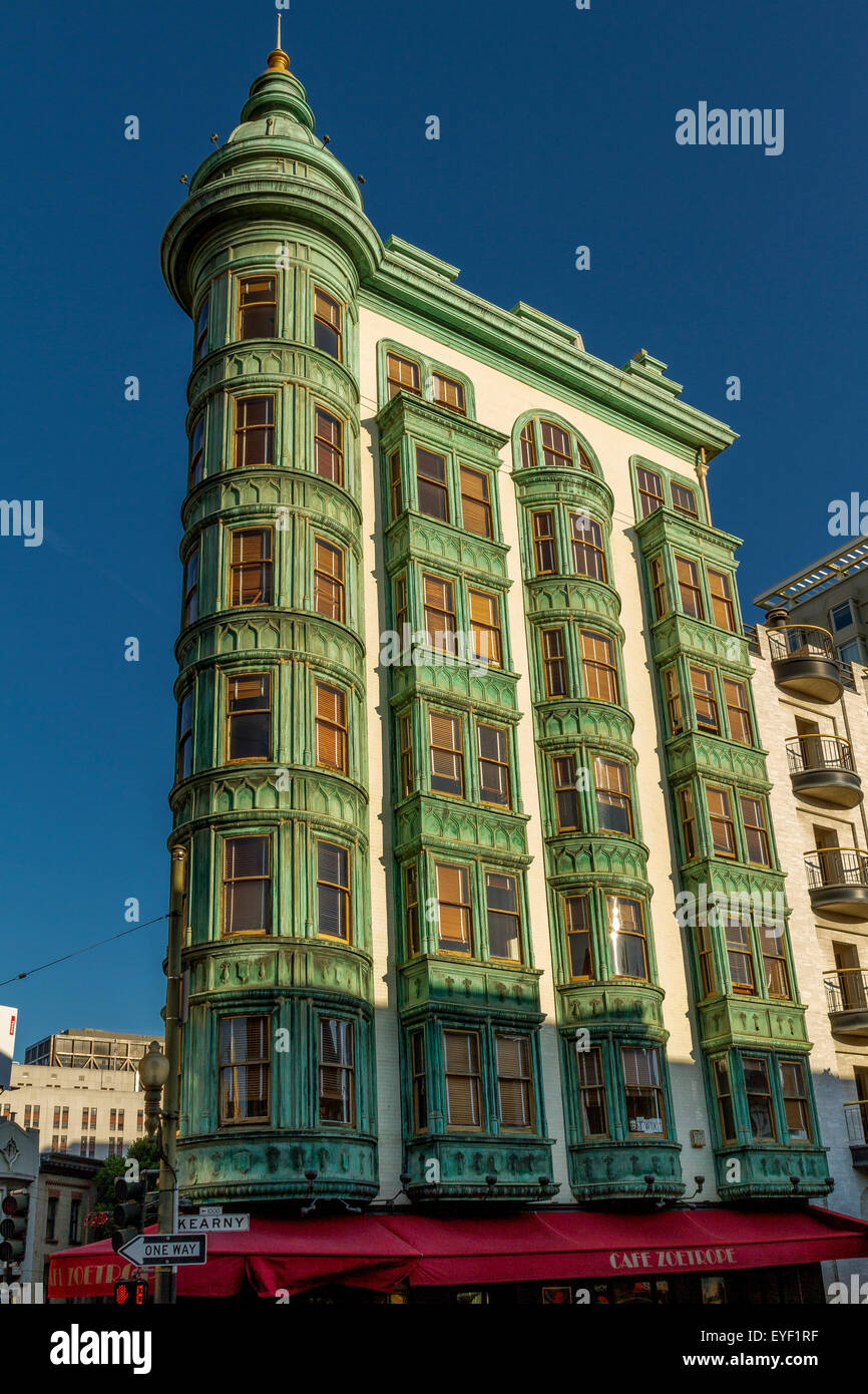 The Copper Green. Flat Iron Style, of Columbus Tower or Sentinel ...