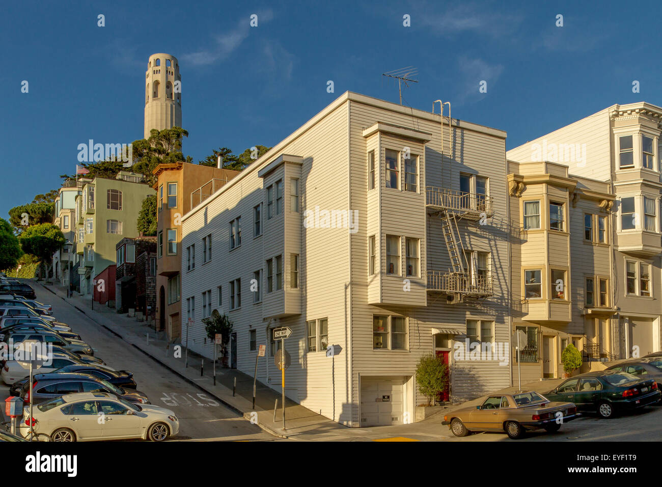 Filbert street san francisco hi-res stock photography and images - Alamy