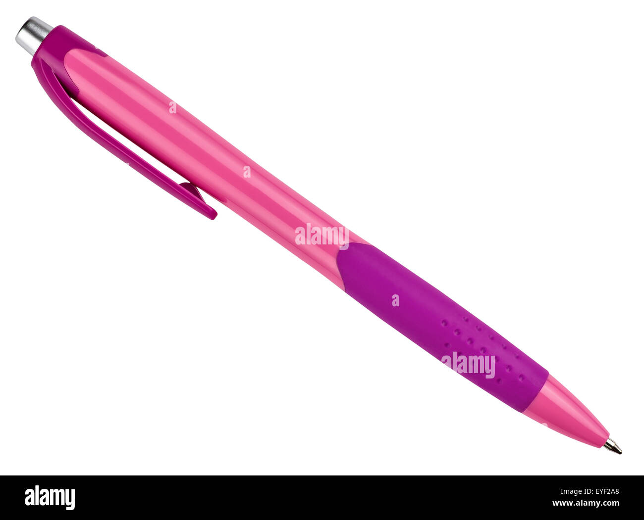 the ballpoint pen isolated on white background Stock Photo - Alamy