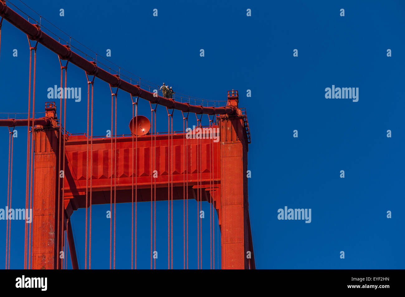 Climbing the golden gate bridge hi-res stock photography and images - Alamy