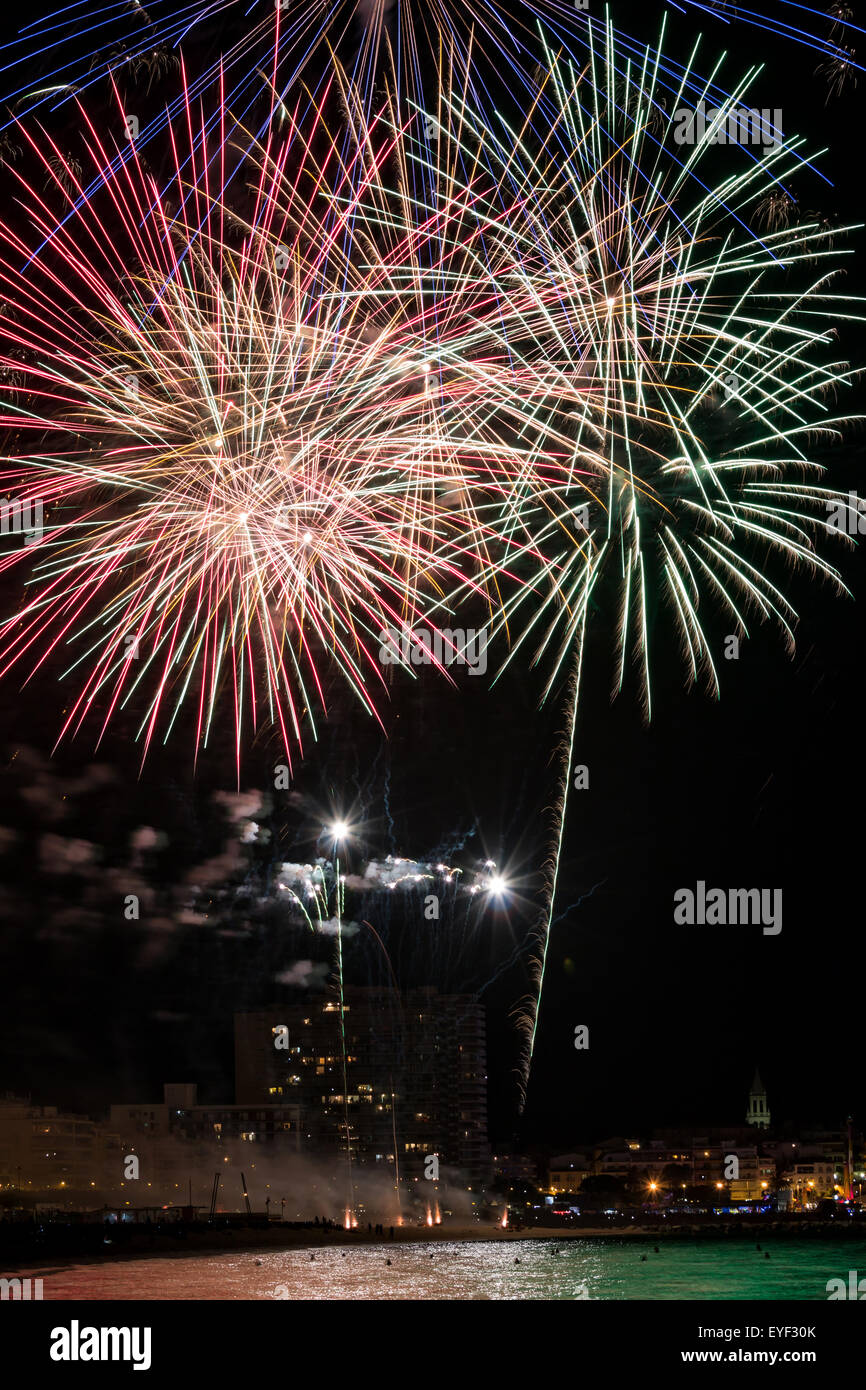 Fireworks light up the sky Stock Photo - Alamy