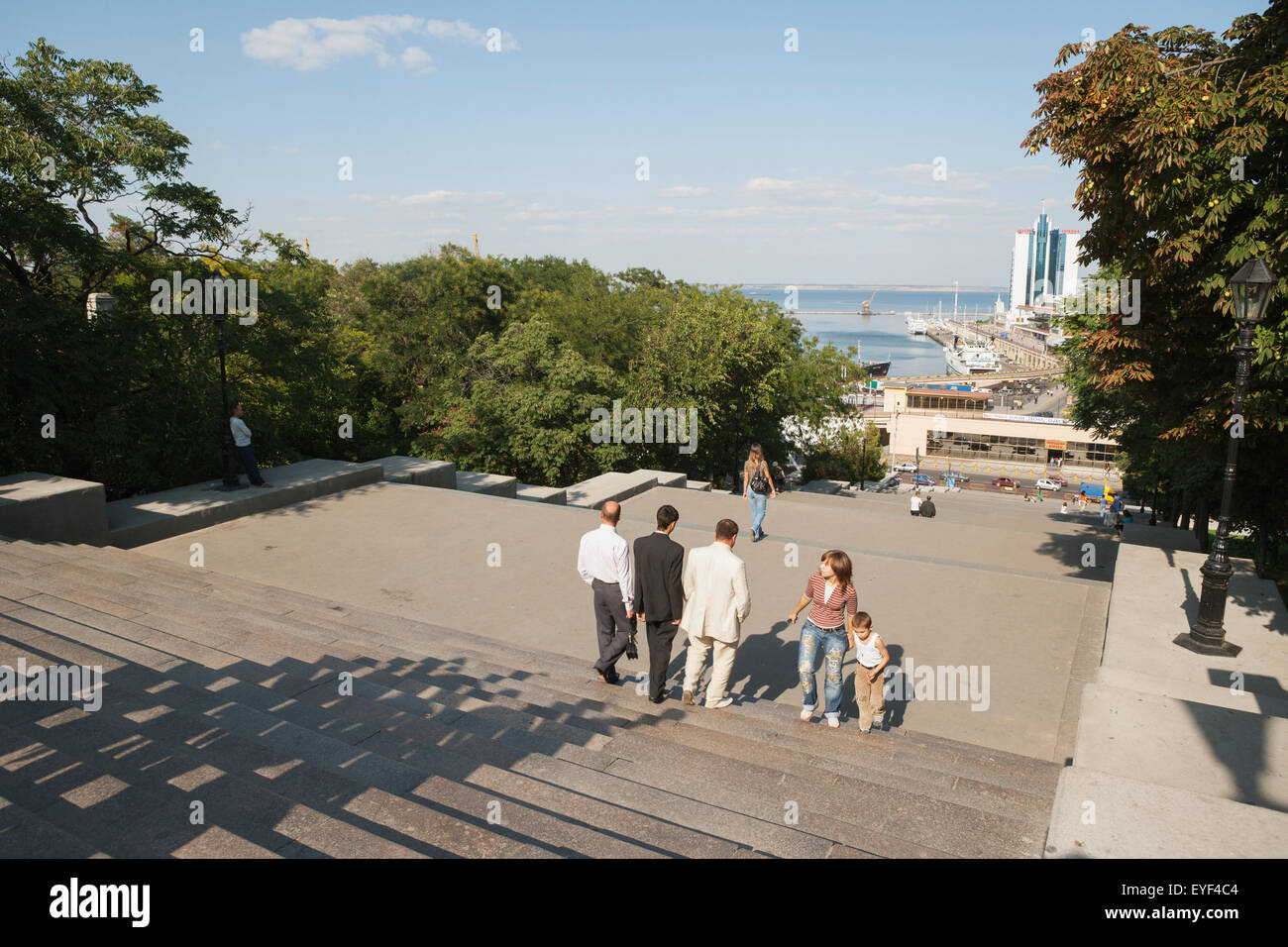 The Potemkin Stairs (or Primorsky Stairs); Odessa, Ukraine Stock Photo ...