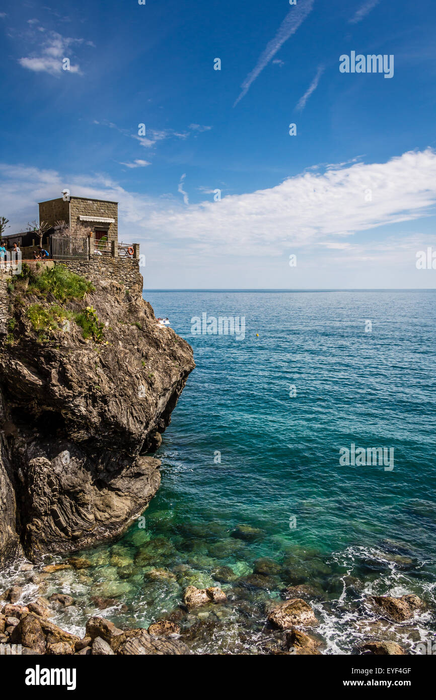 Beautiful ocean coast of Cinque Terre, Italy Stock Photo - Alamy