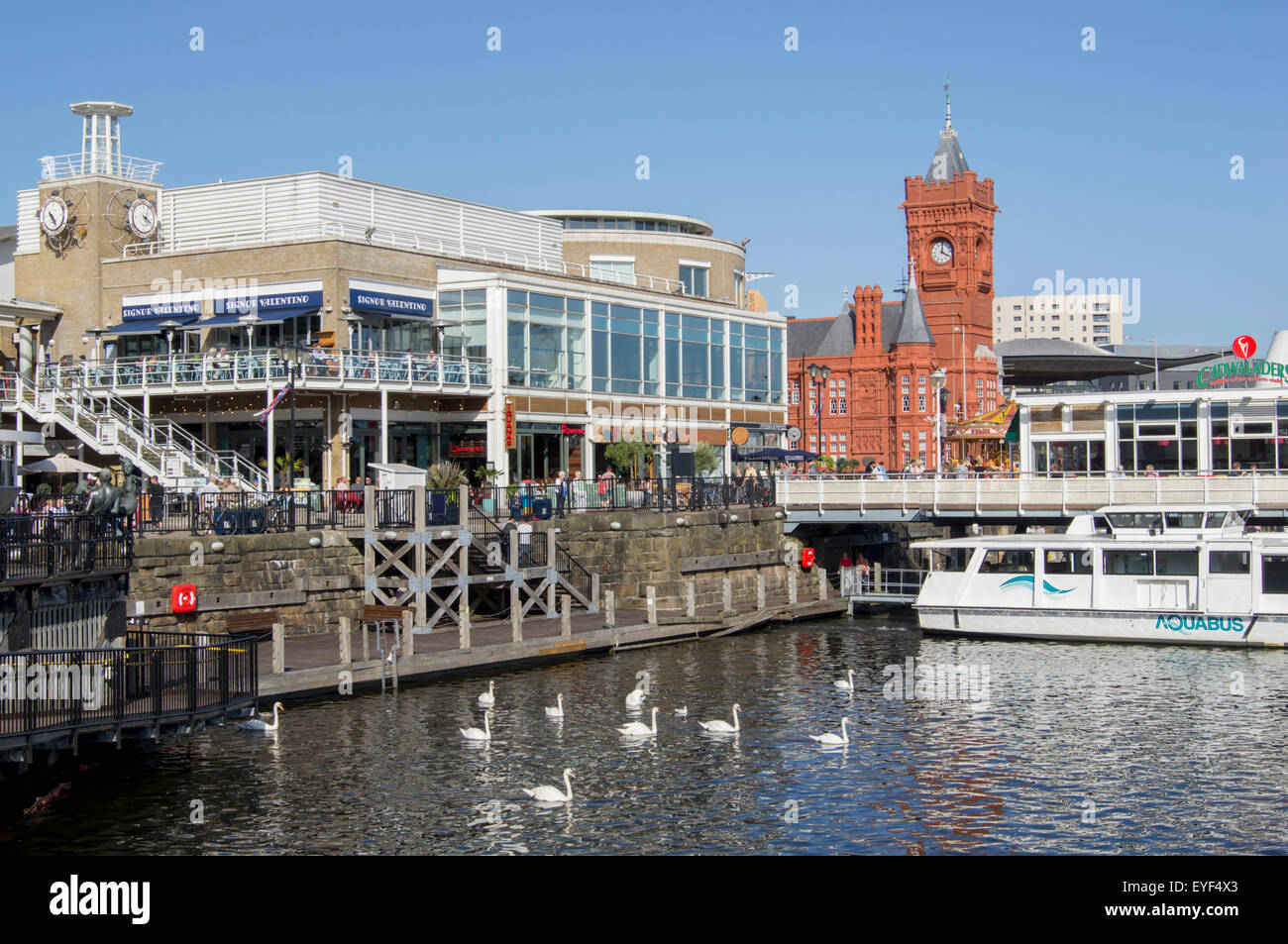 Cardiff bay wales side hi-res stock photography and images - Alamy
