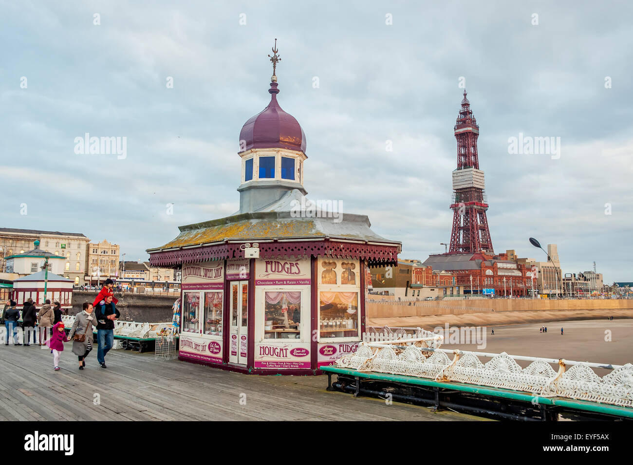 Blackpool north pier sweet shop hi-res stock photography and images - Alamy