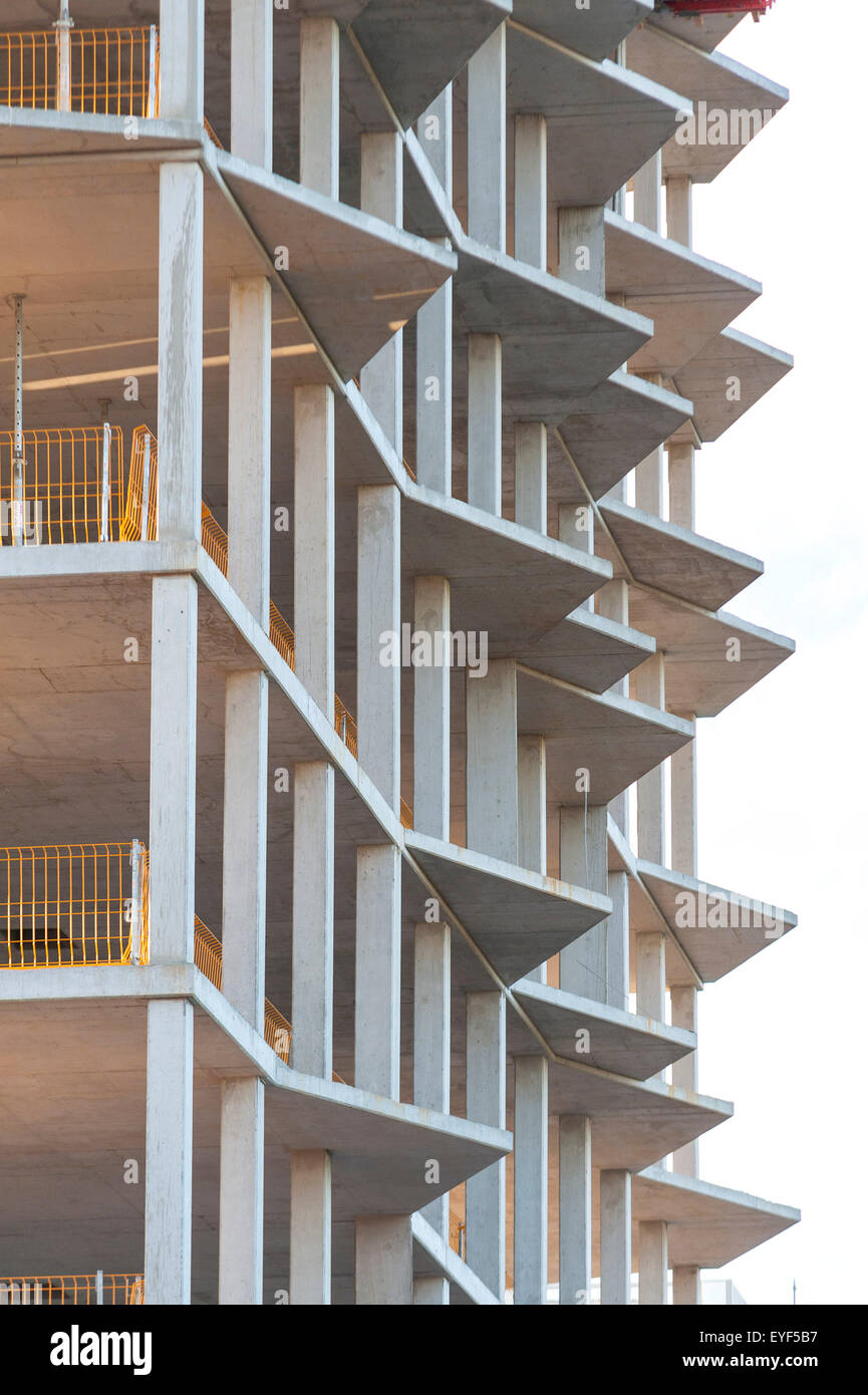 Concrete Framing - Building Site Stock Photo - Alamy