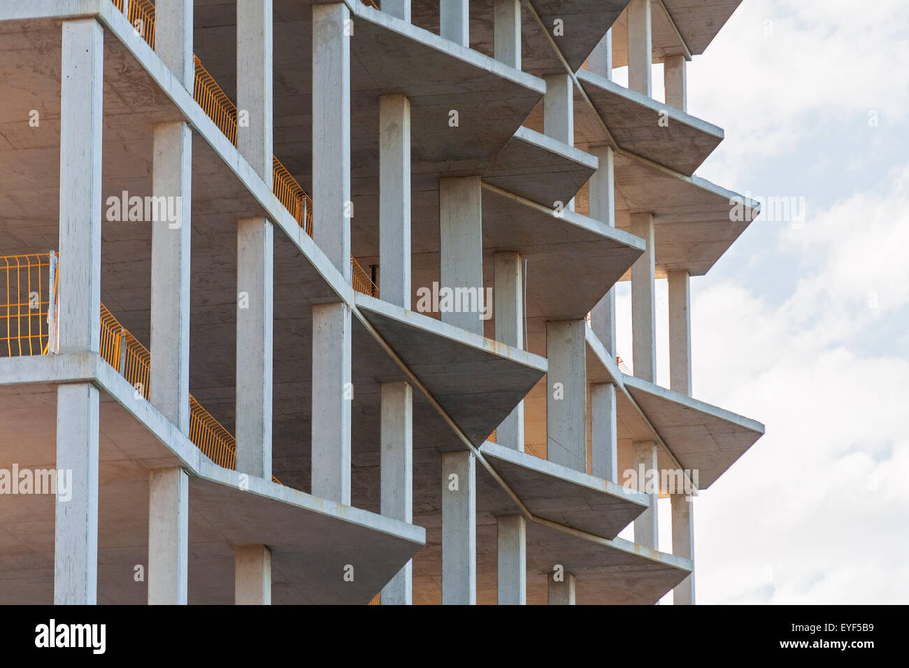 Concrete Framing - Building Site Stock Photo - Alamy