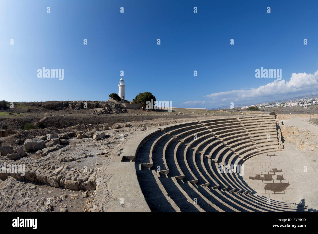 Odeon Amphitheatre; Paphos, Cyprus Stock Photo - Alamy