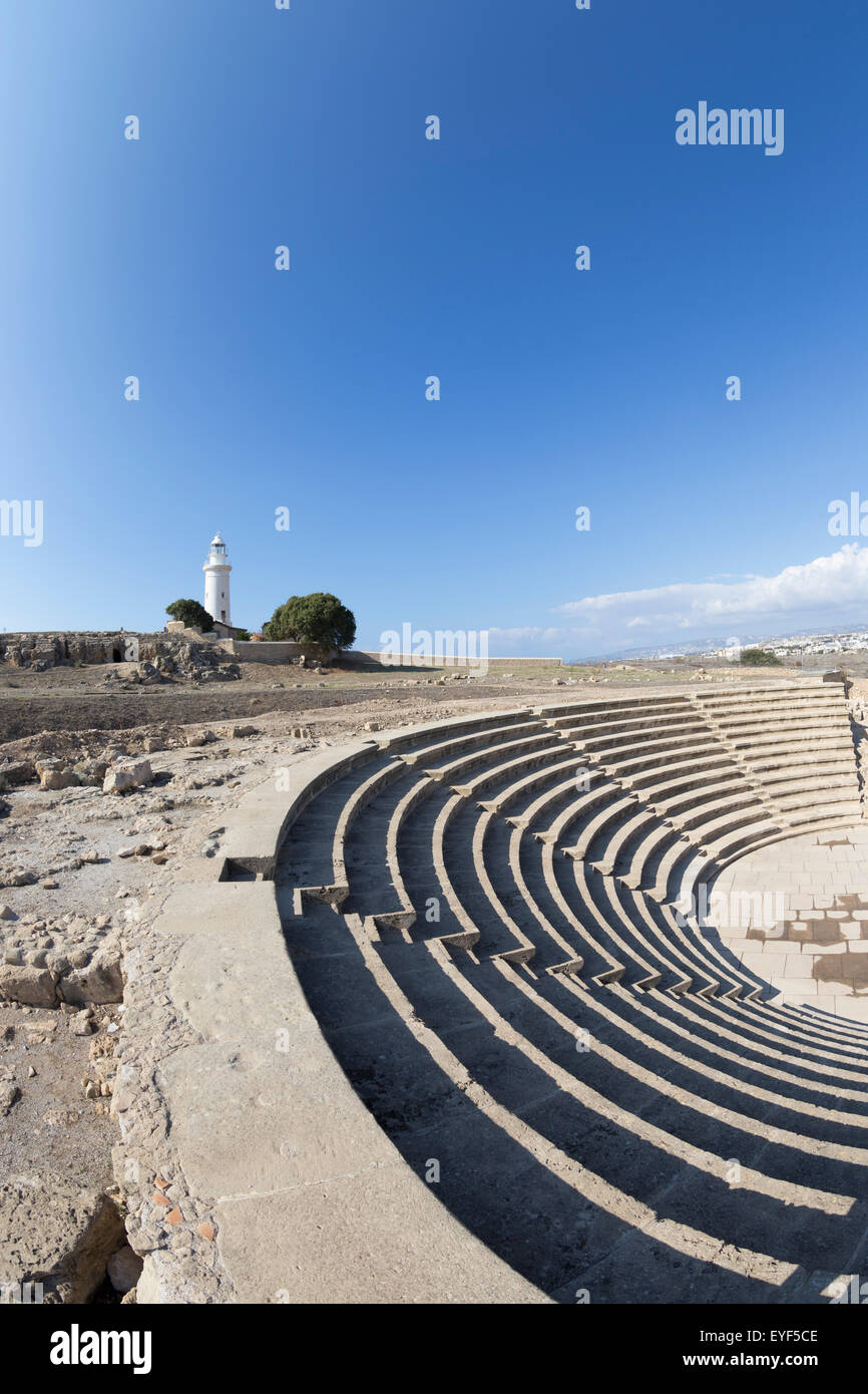 Odeon Amphitheatre; Paphos, Cyprus Stock Photo - Alamy