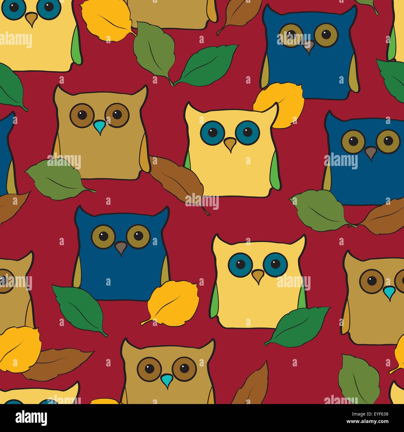 Vector illustration owl Stock Vector Image & Art - Alamy