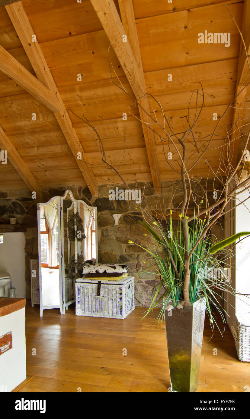 Wooden interior hi-res stock photography and images - Alamy