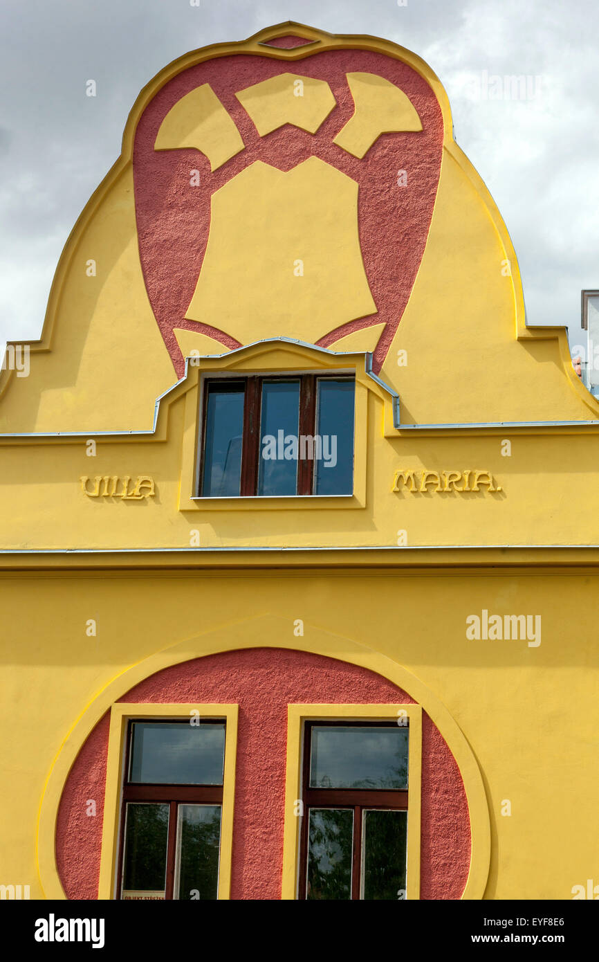 Art Nouveau villa with characters symbolism was built in 1901. Tabor ...