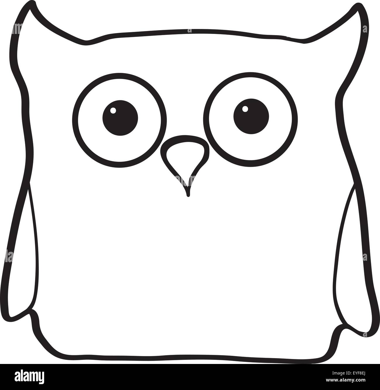 Vector illustration owl Stock Vector Image & Art - Alamy