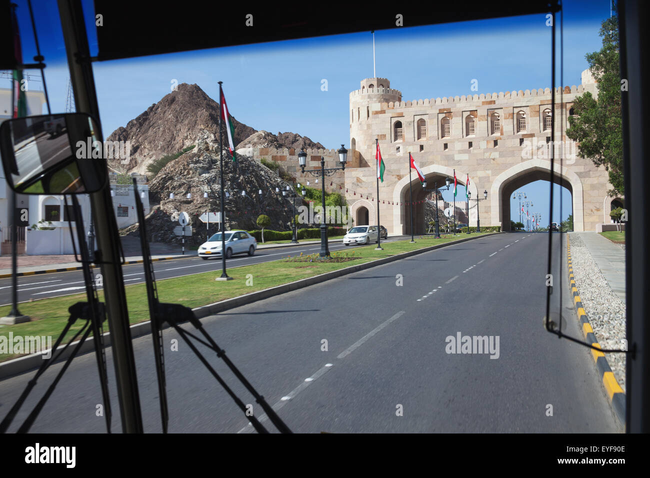 Muscat Gateway into Old Muscat; Muscat, Oman Stock Photo - Alamy