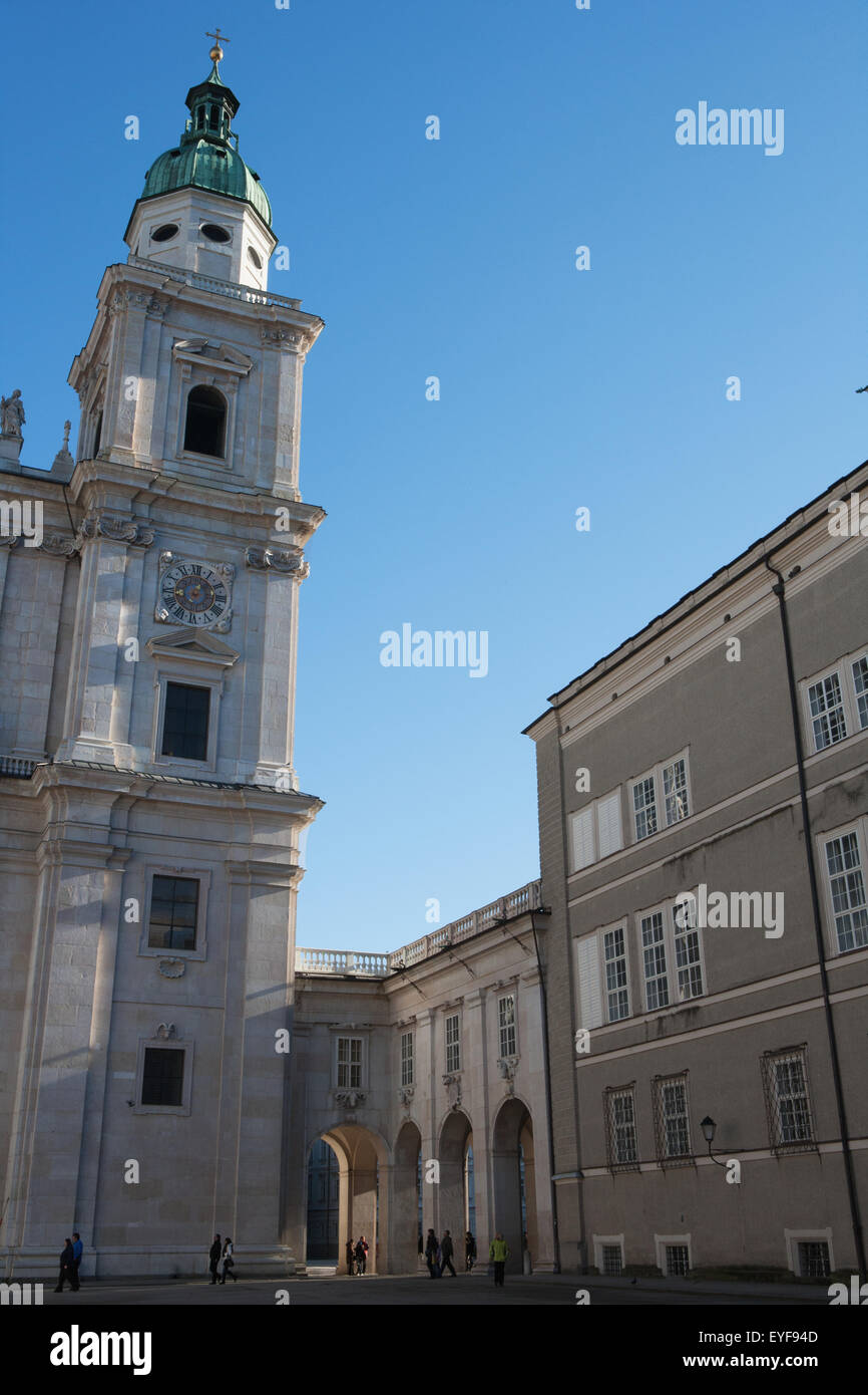 Domplatz and Cathedral; Salzburg, Austria Stock Photo - Alamy