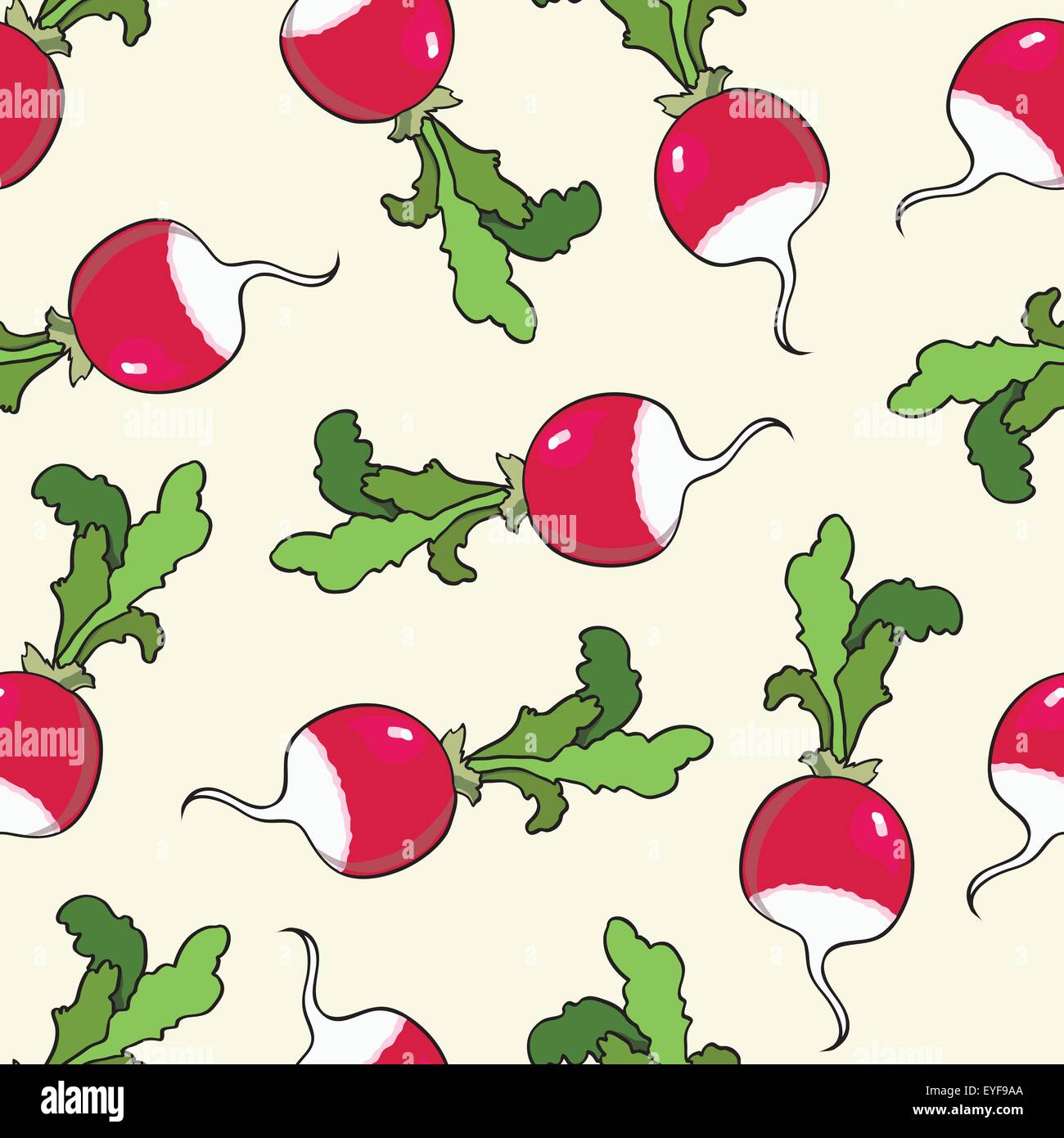 Seamless background with radish Stock Vector Image & Art - Alamy