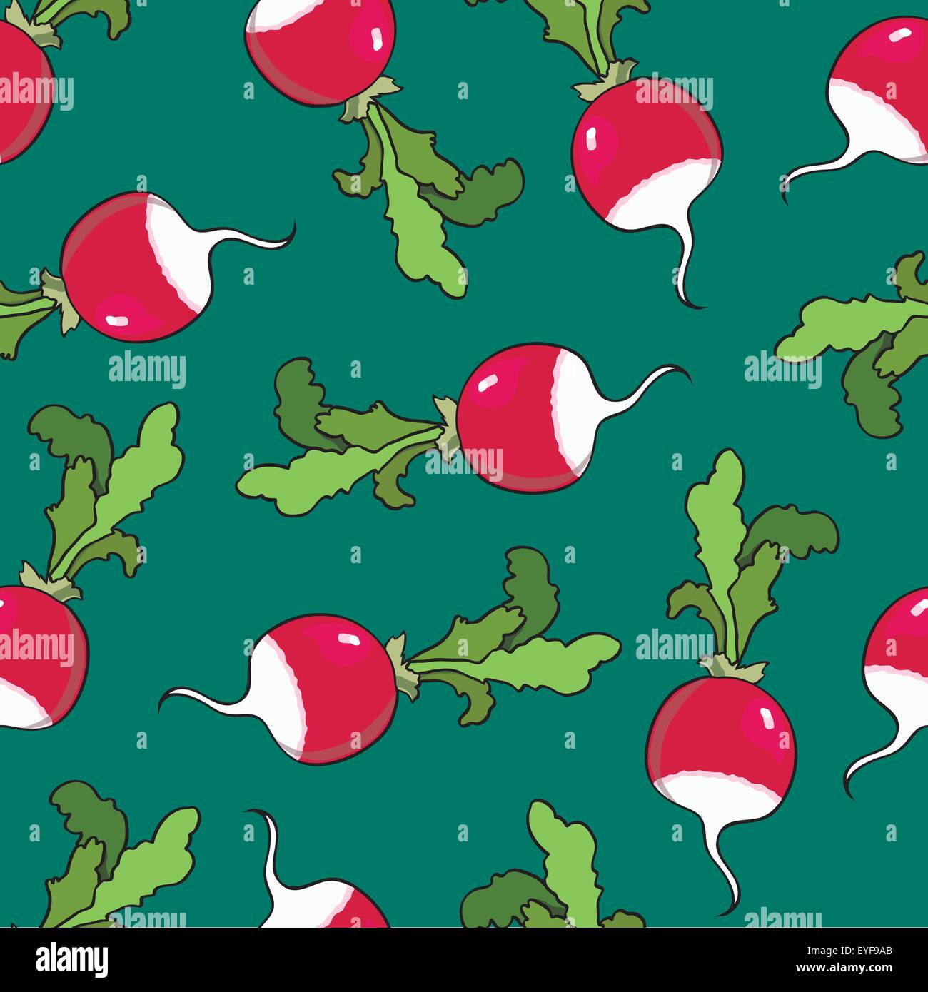 Seamless background with radish Stock Vector Image & Art - Alamy