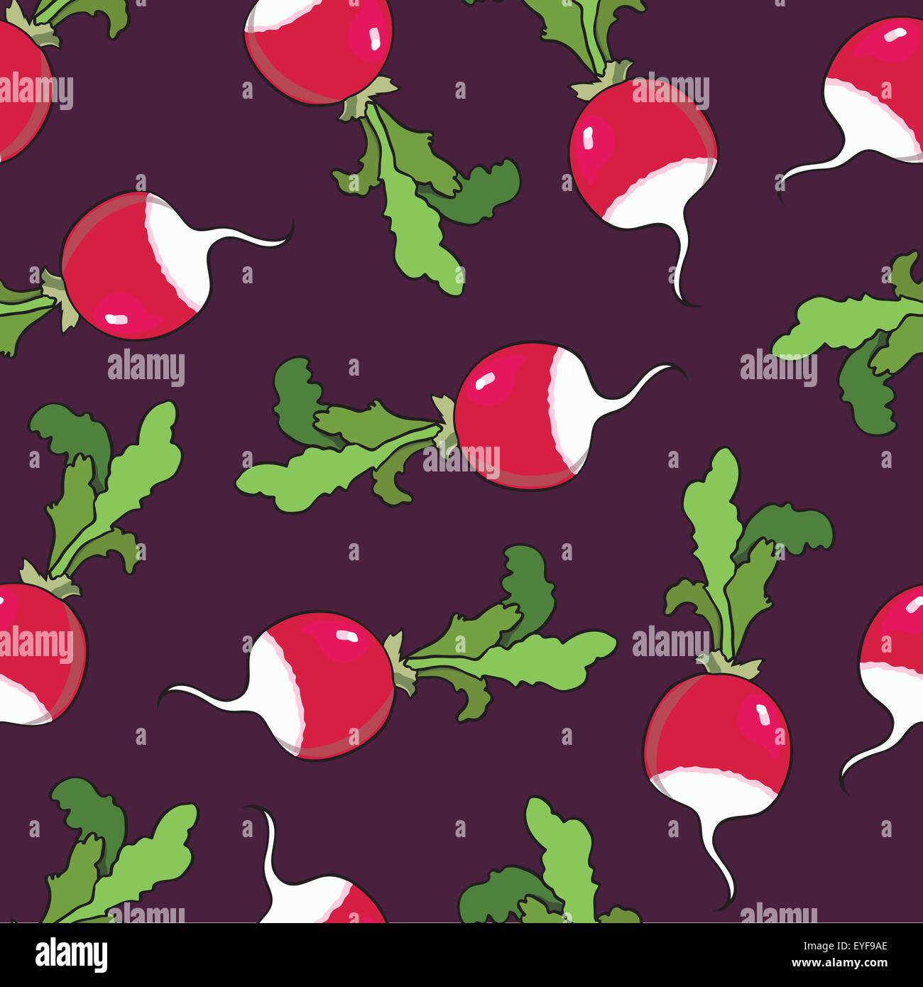 Seamless background with radish Stock Vector Image & Art - Alamy