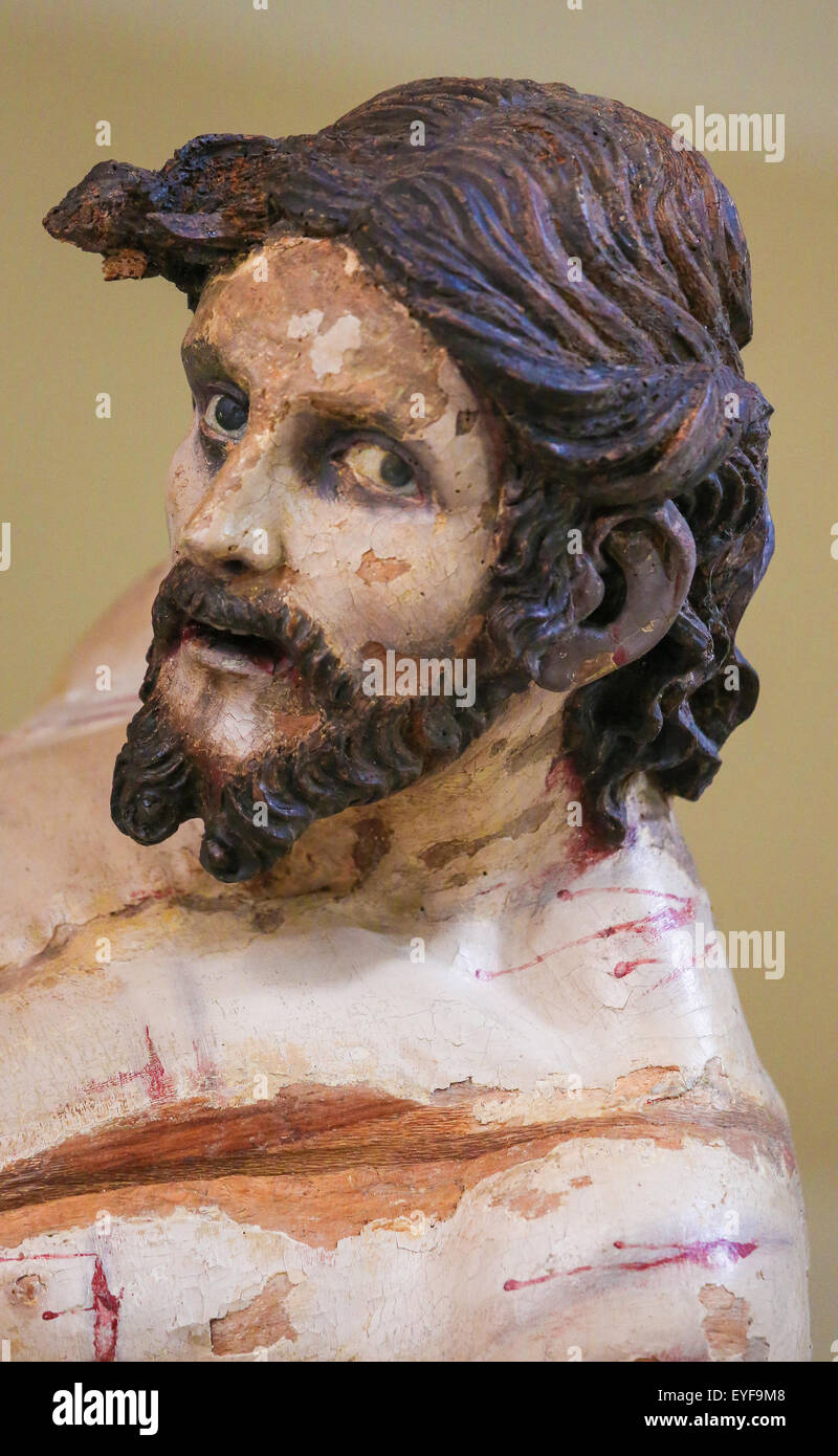 Statue of Jesus on Good Friday in Martina Franca, Taranto province ...