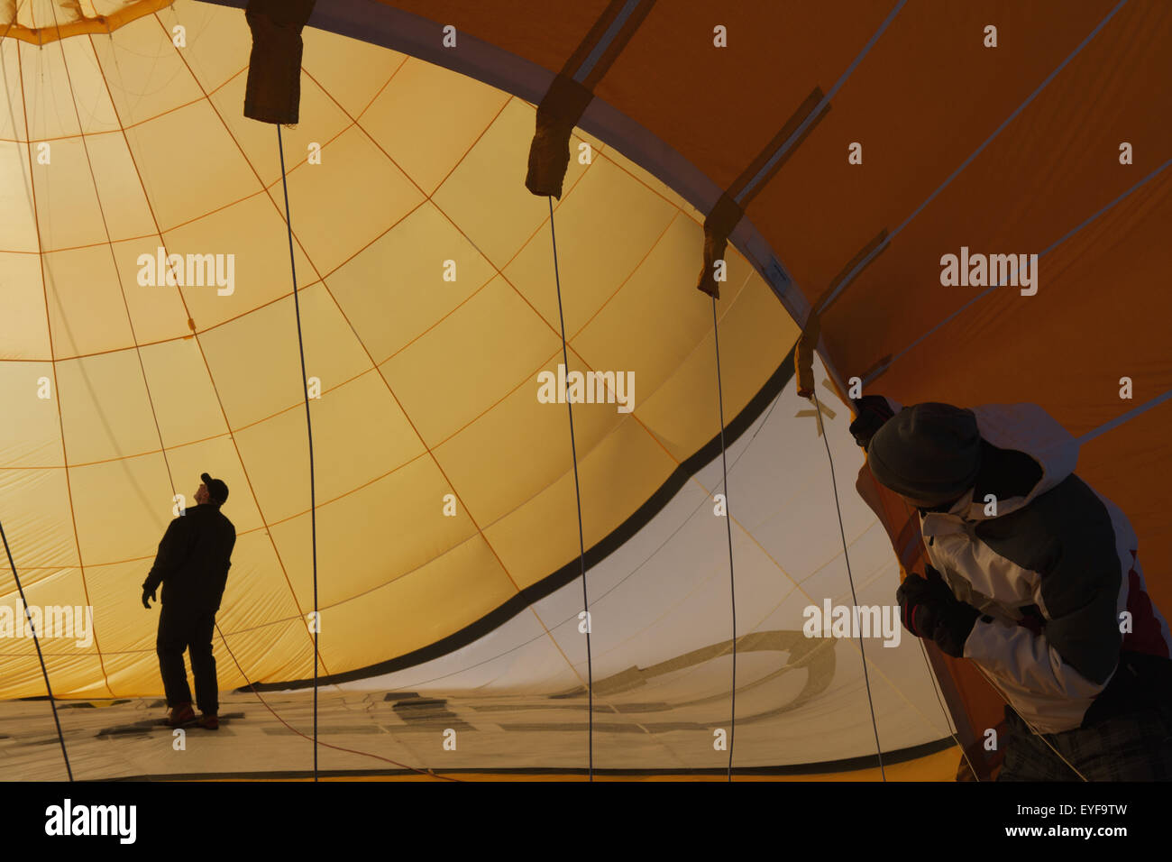 Silhouette hot air balloon being hi-res stock photography and images ...