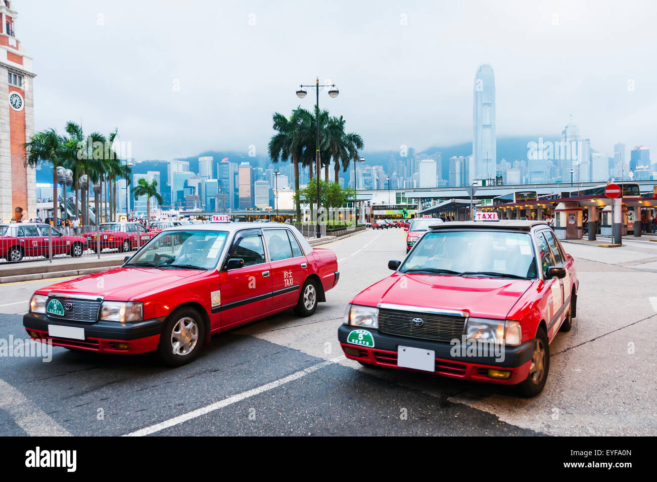 Nathan road hong kong taxi hi-res stock photography and images - Alamy