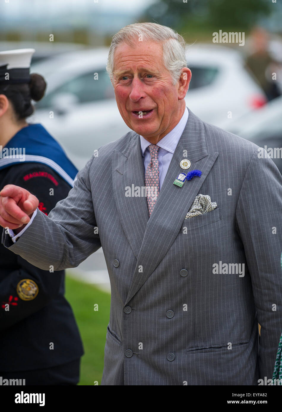 His Royal Highness The Prince of Wales visits Gloucester Services on ...