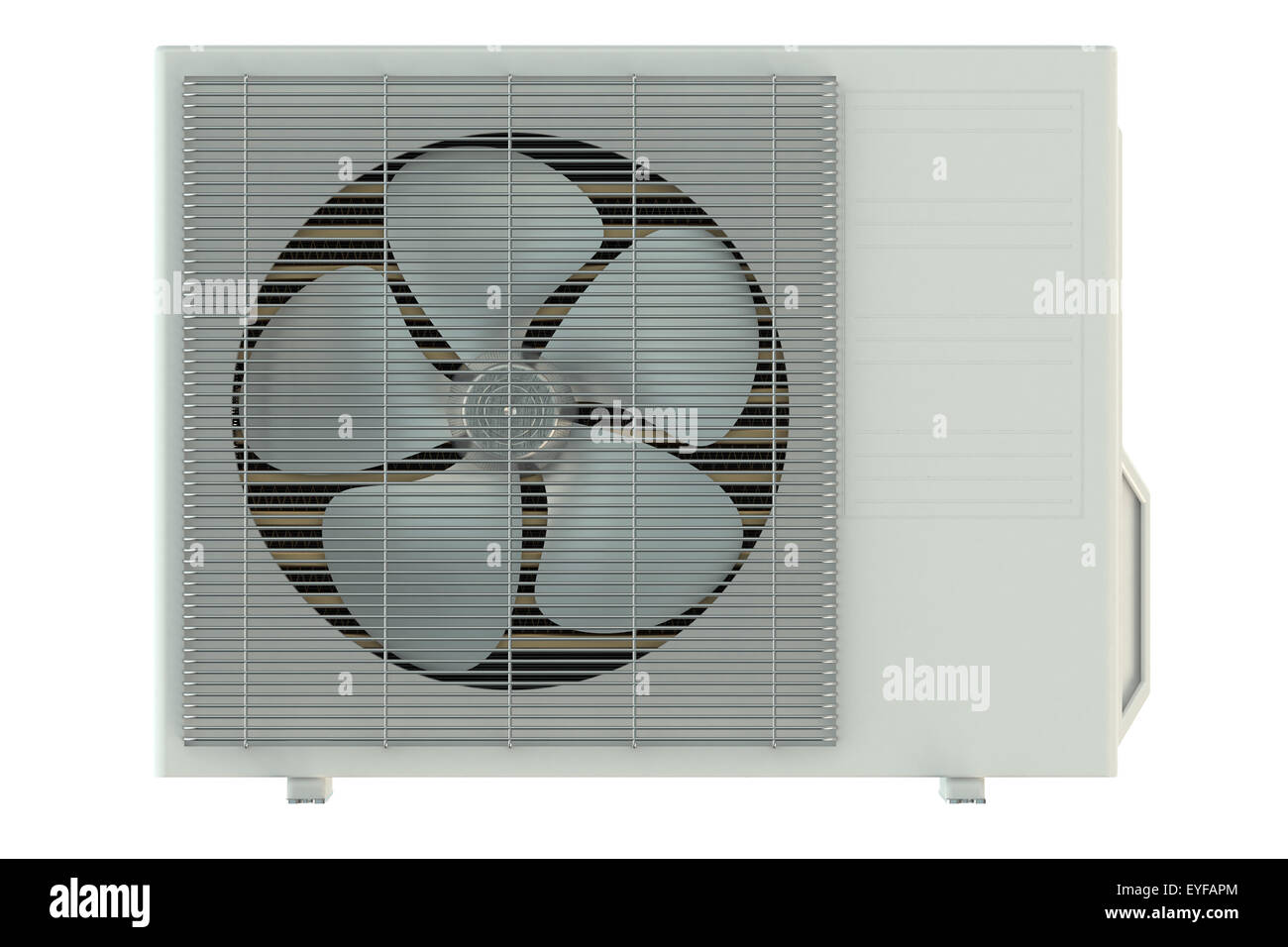 Air conditioner unit isolated on white background Stock Photo - Alamy