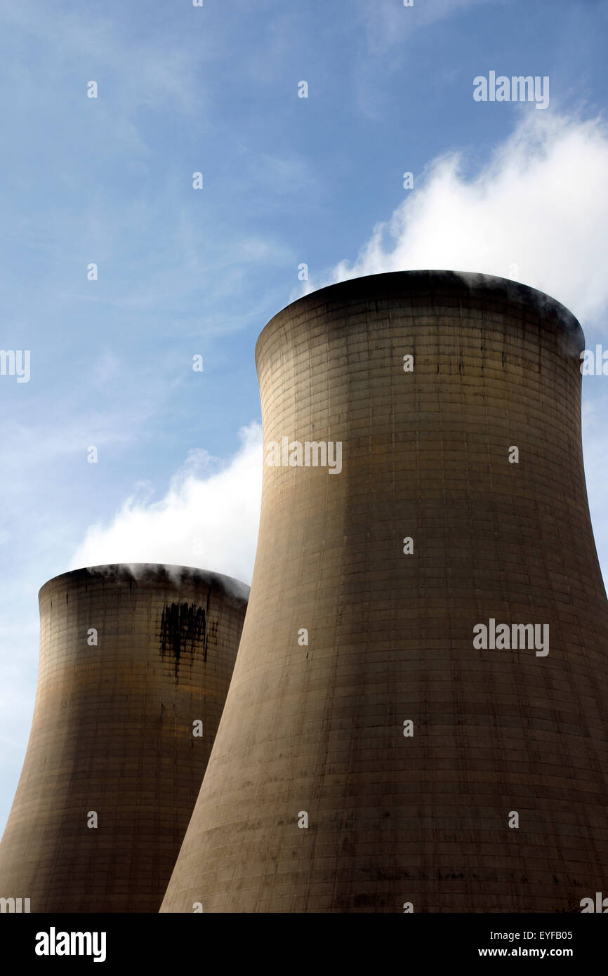 Drax Power Station, near Selby; North Yorkshire, England Stock Photo ...