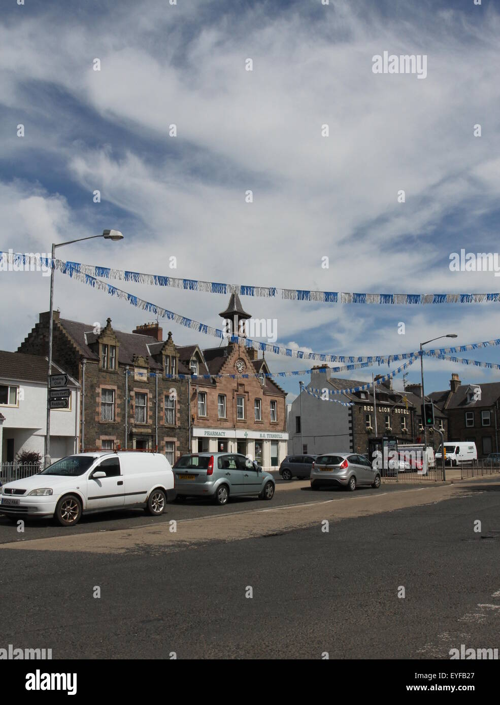 Earlston street scene Scotland July 2015 Stock Photo - Alamy