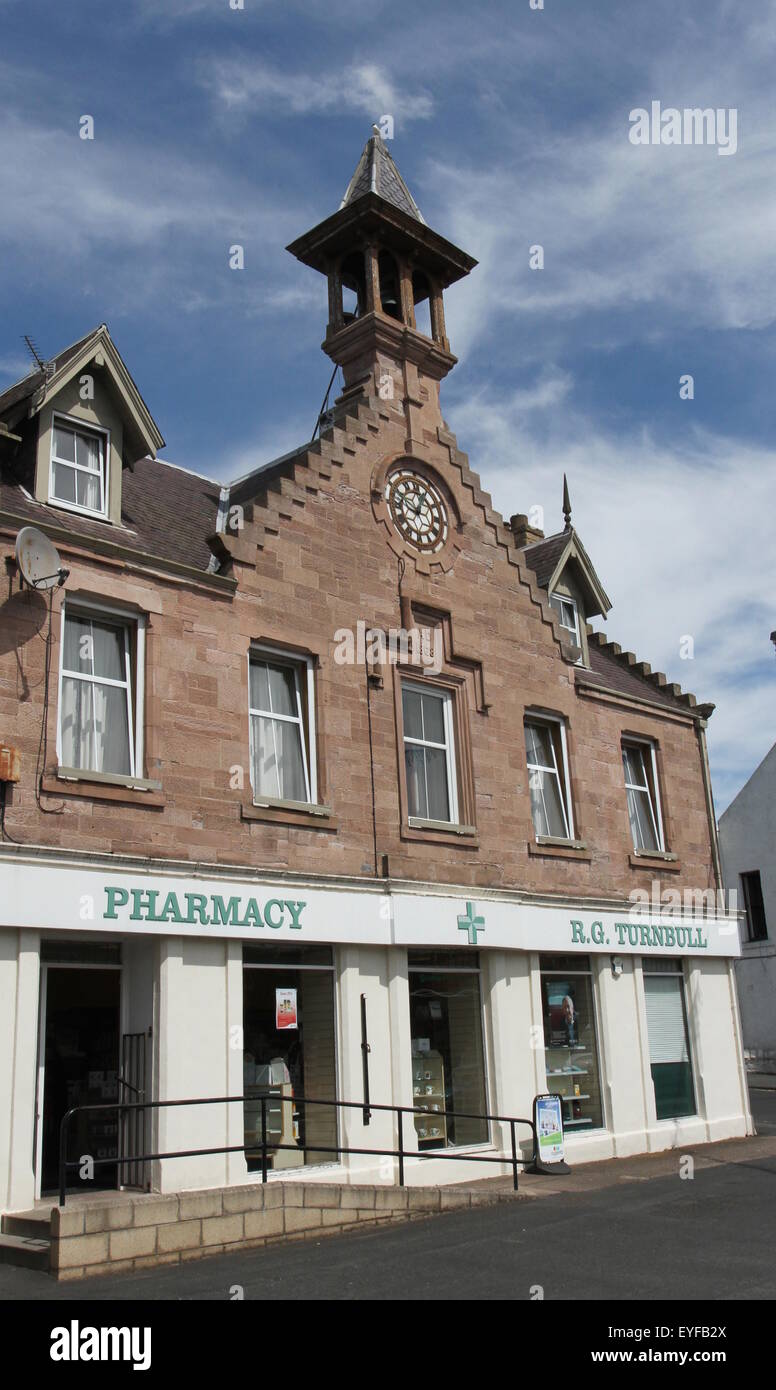 Earlston street scene Scotland July 2015 Stock Photo - Alamy