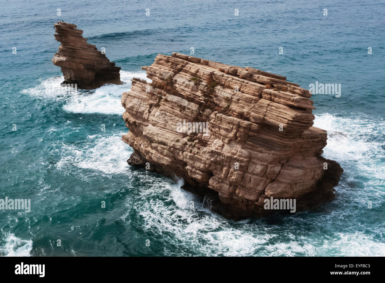 Rocks Of Triopetra Beach On Crete, Triopetra, Crete, Greece Stock Photo ...