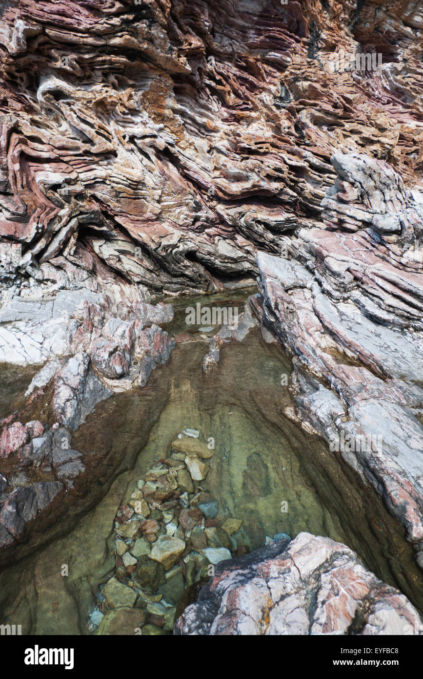 Rocks Of Triopetra Beach On Crete, Triopetra, Crete, Greece Stock Photo ...