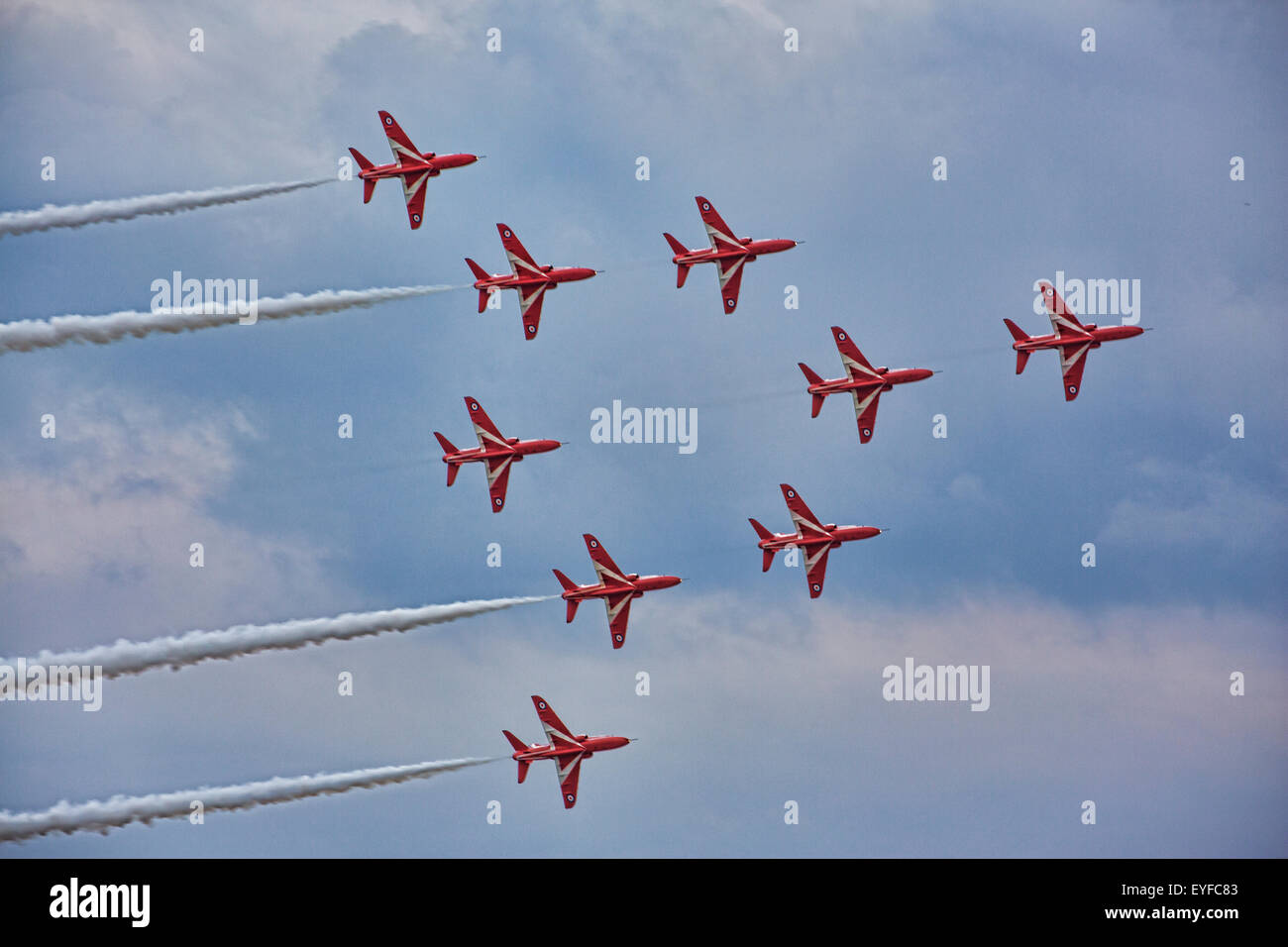 Red arrows gnat display aircraft hi-res stock photography and images ...