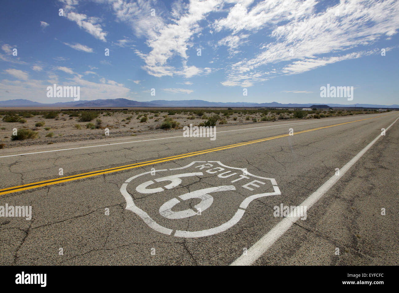 Usa, Route 66; California Stock Photo - Alamy
