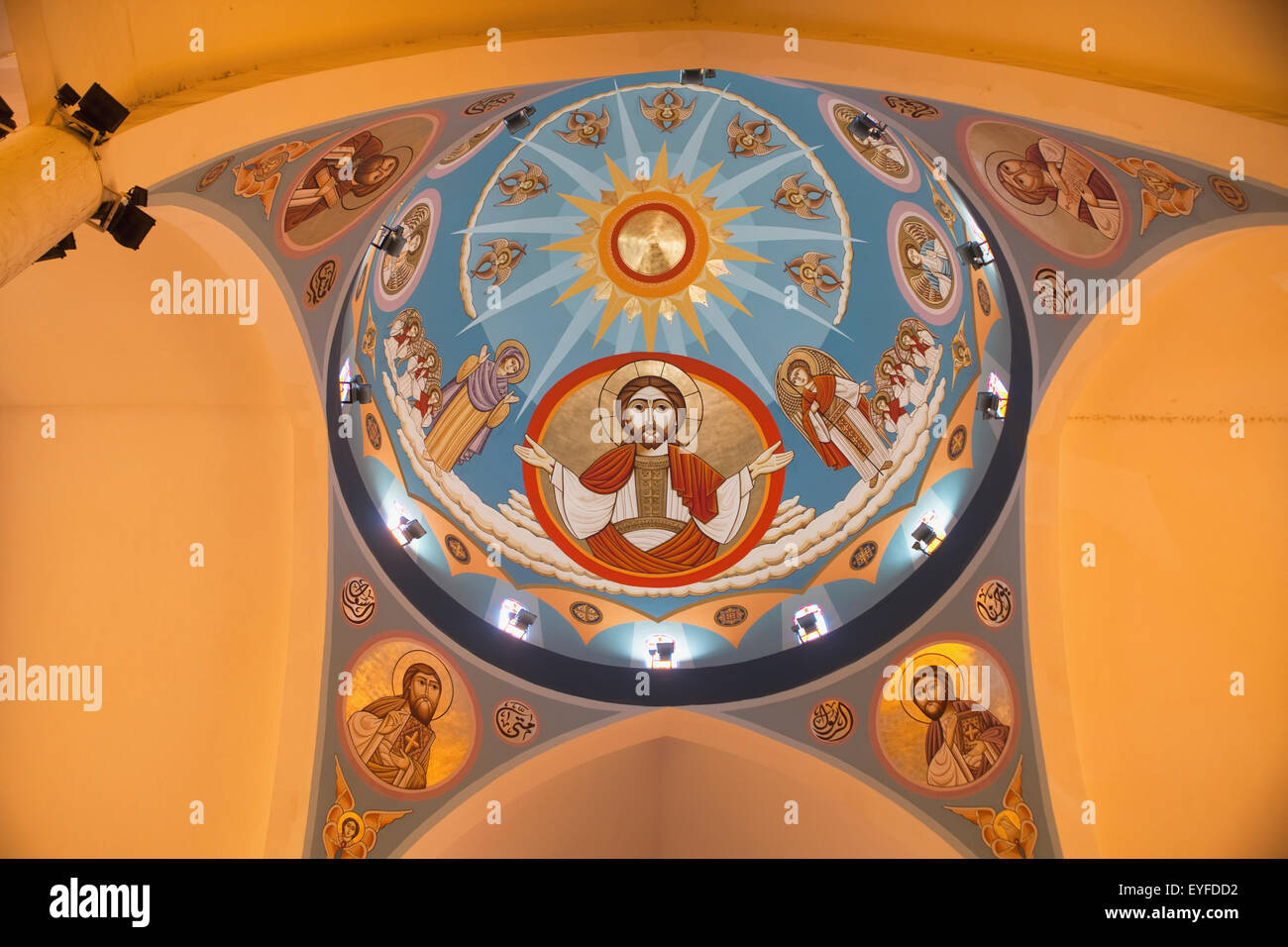 Inside coptic orthodox church st hi-res stock photography and images ...