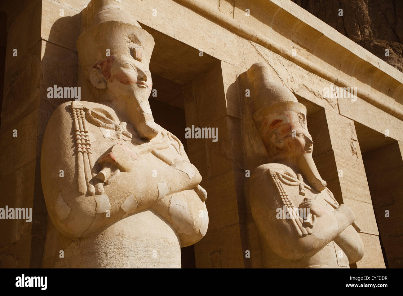 Osiris pillars (statues of the dead queen) queen hatshepsut funerary ...