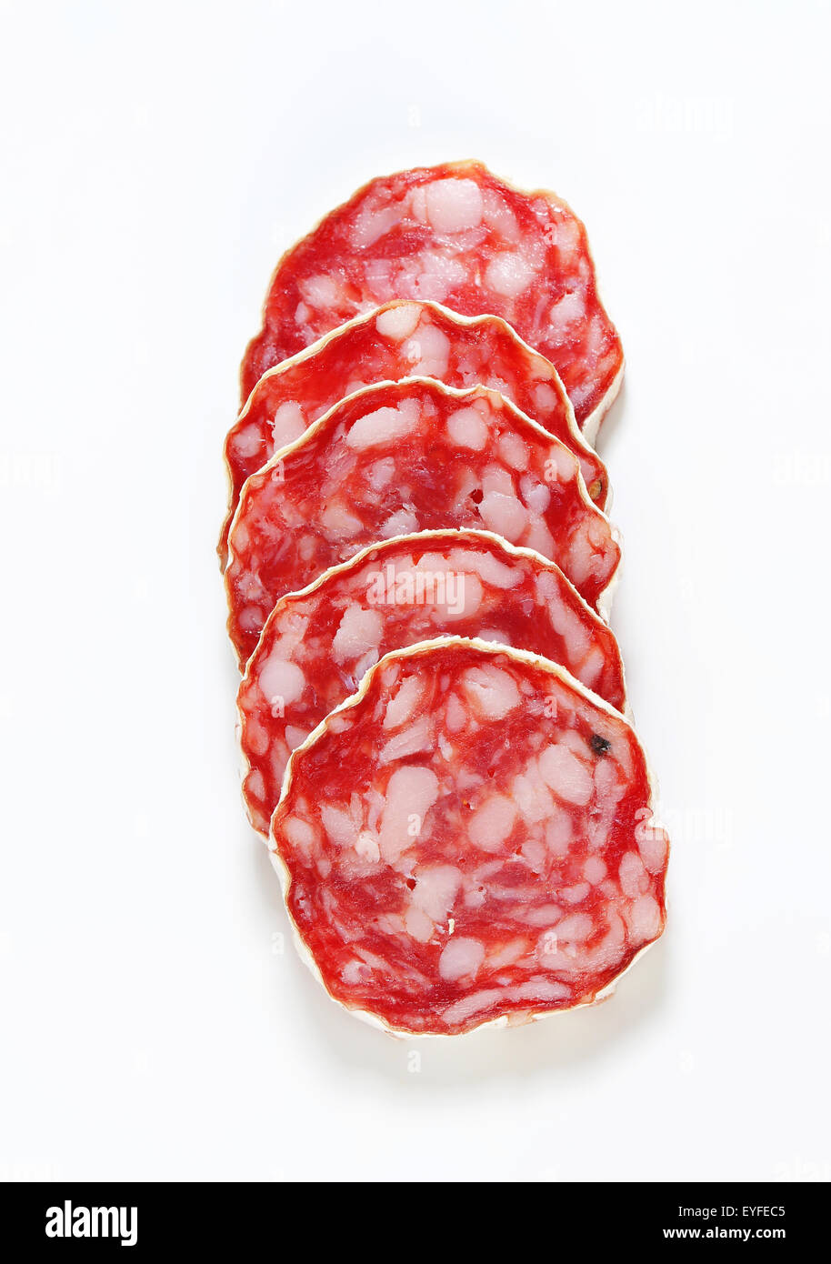 Saucisson sec sliced hi-res stock photography and images - Alamy