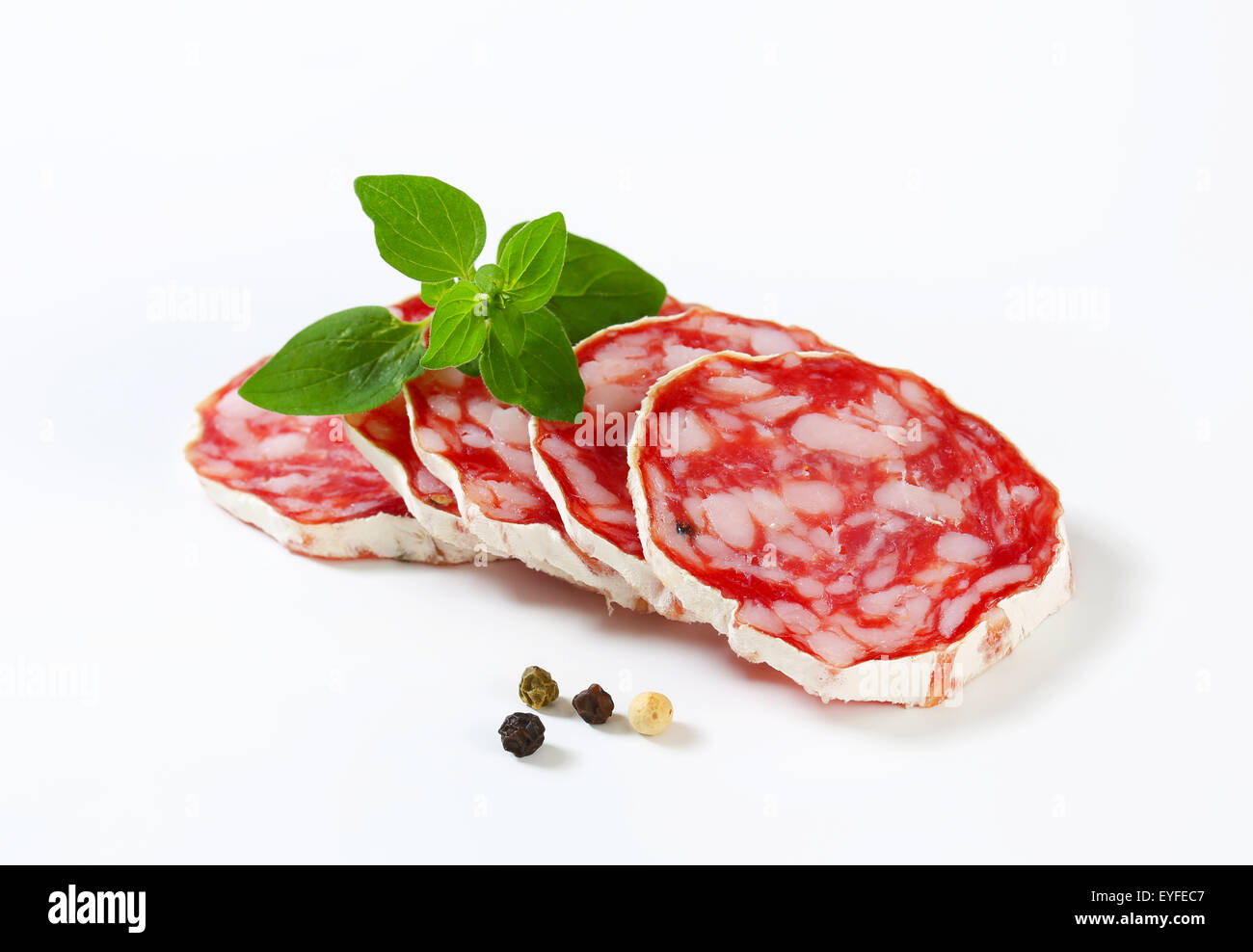 Saucisson sec sliced hi-res stock photography and images - Alamy