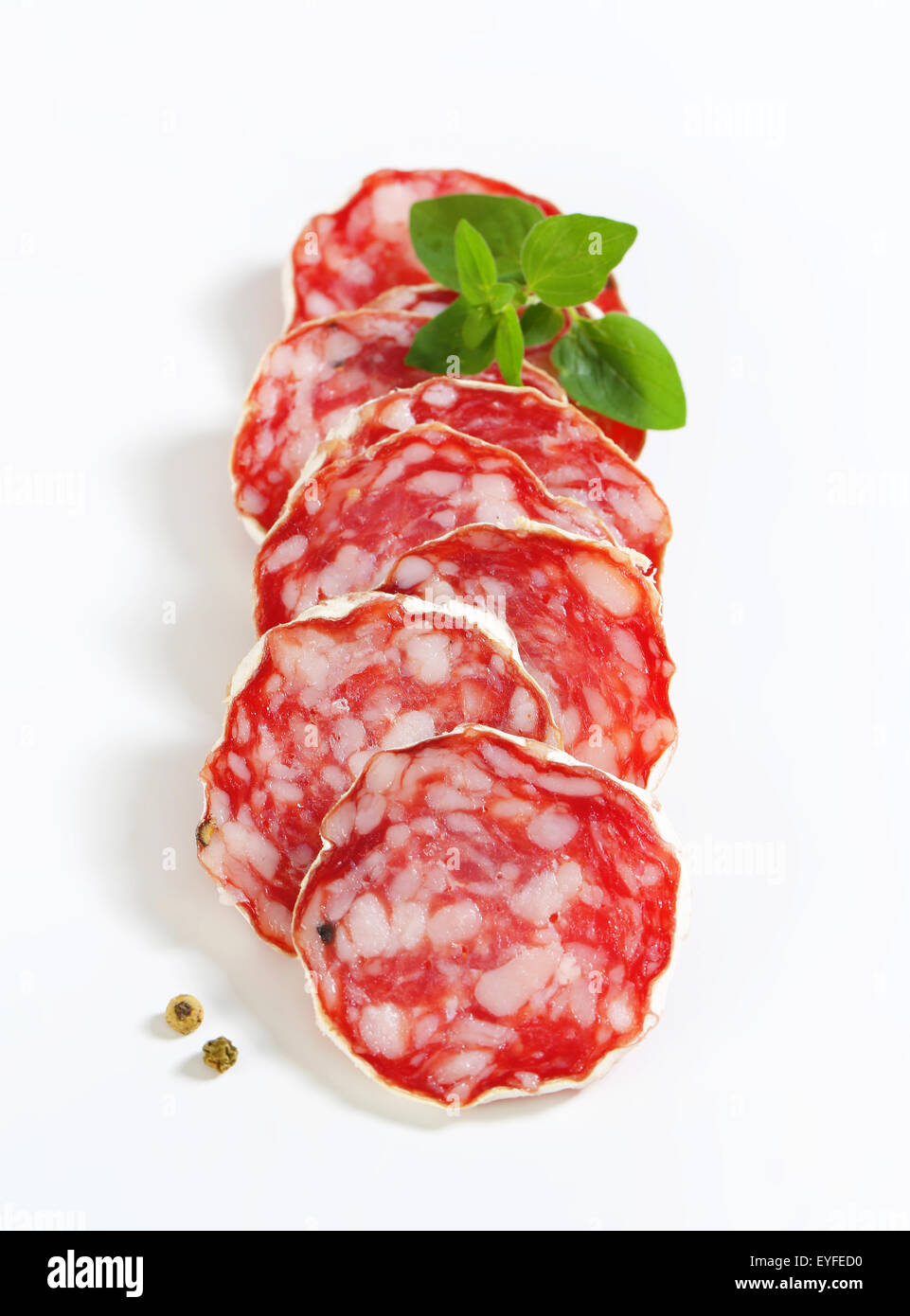 Saucisson sec sliced hi-res stock photography and images - Alamy