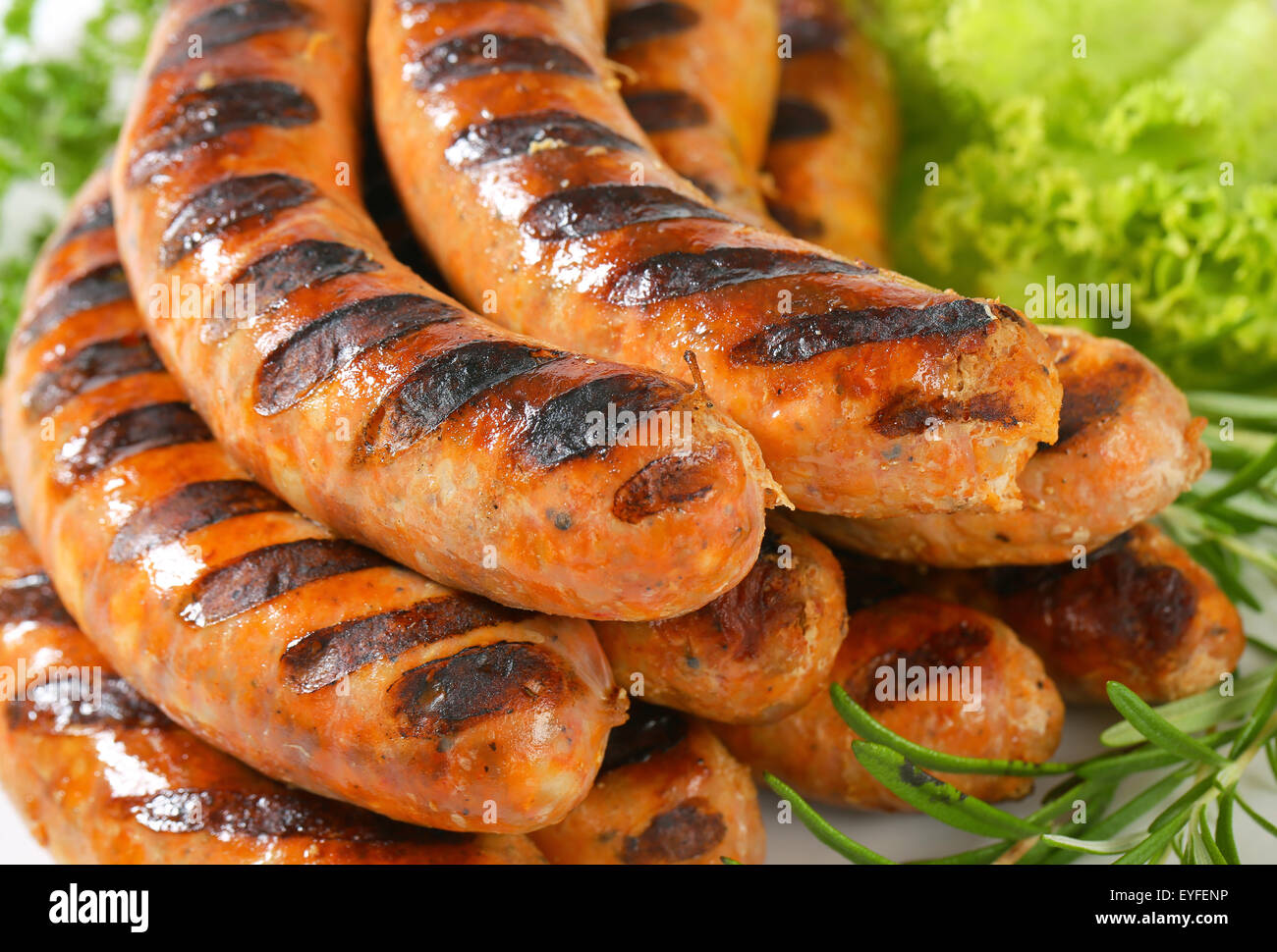 German sausages hi-res stock photography and images - Alamy