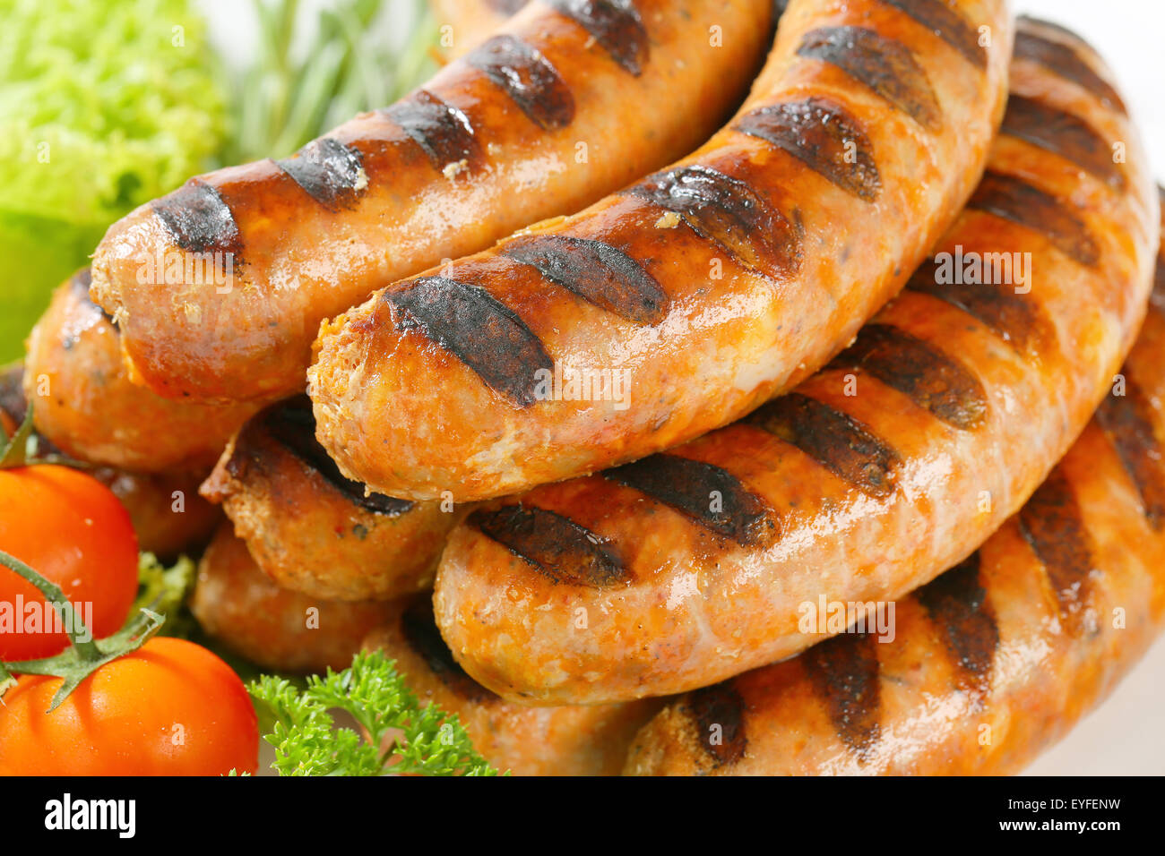 German sausages hi-res stock photography and images - Alamy