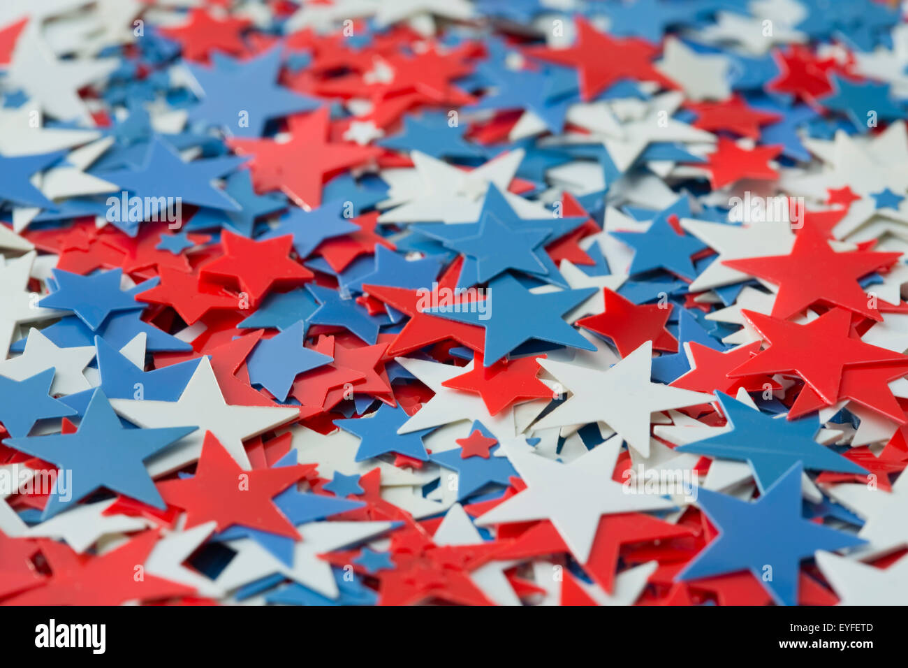 Star shaped confetti Stock Photo - Alamy
