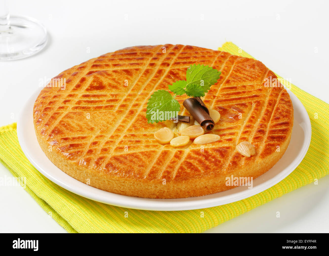 Dutch Almond Butter Cake (Boterkoek Stock Photo - Alamy
