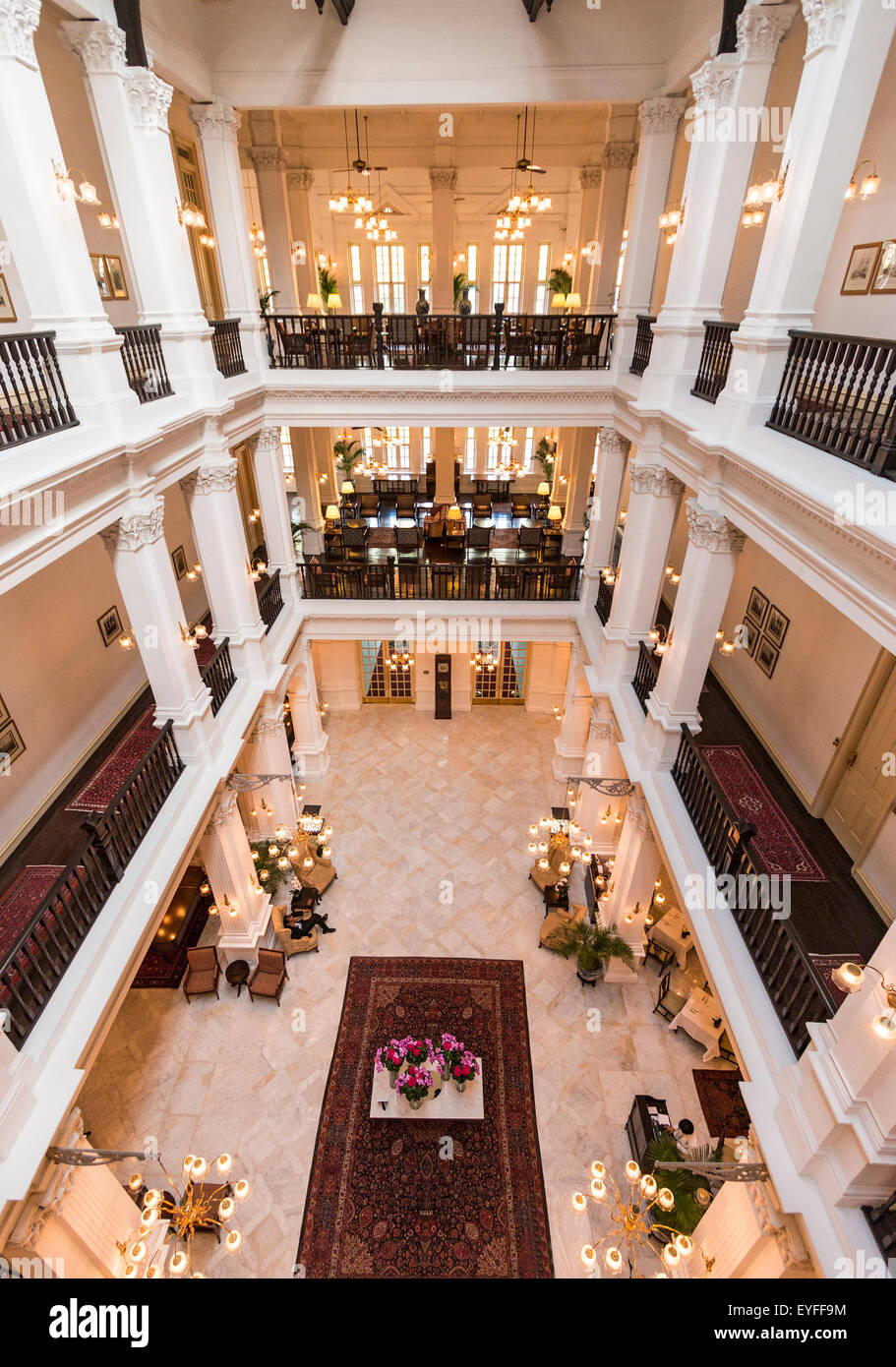 Lobby raffles hotel in singapore hi-res stock photography and images ...