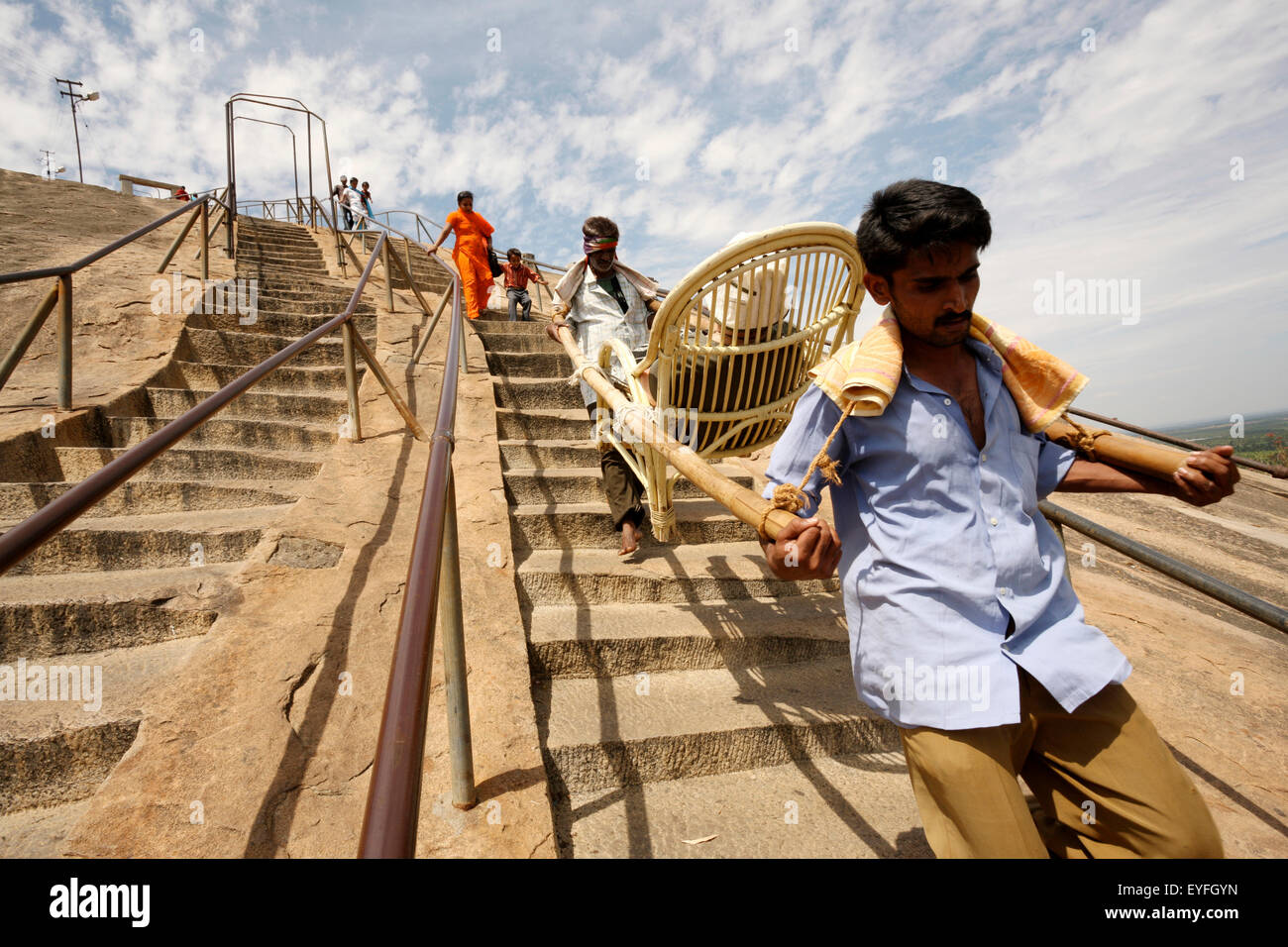 Shravanabelagola Jain Temple; Karnataka, India Stock Photo - Alamy