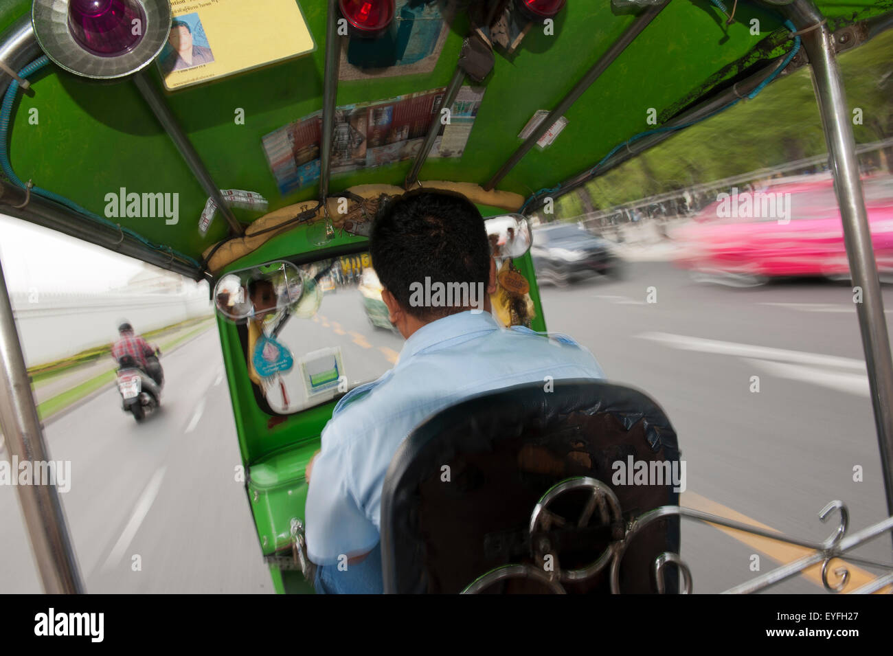 Rear view of tuk tuk driver hi-res stock photography and images - Alamy