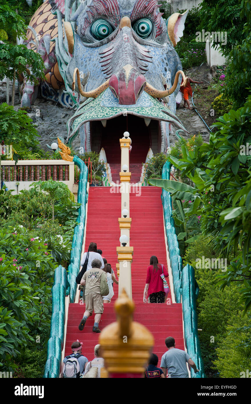 Wat Ban Tham, or The Dragon Temple; Kanchanaburi, Thailand Stock Photo - Alamy